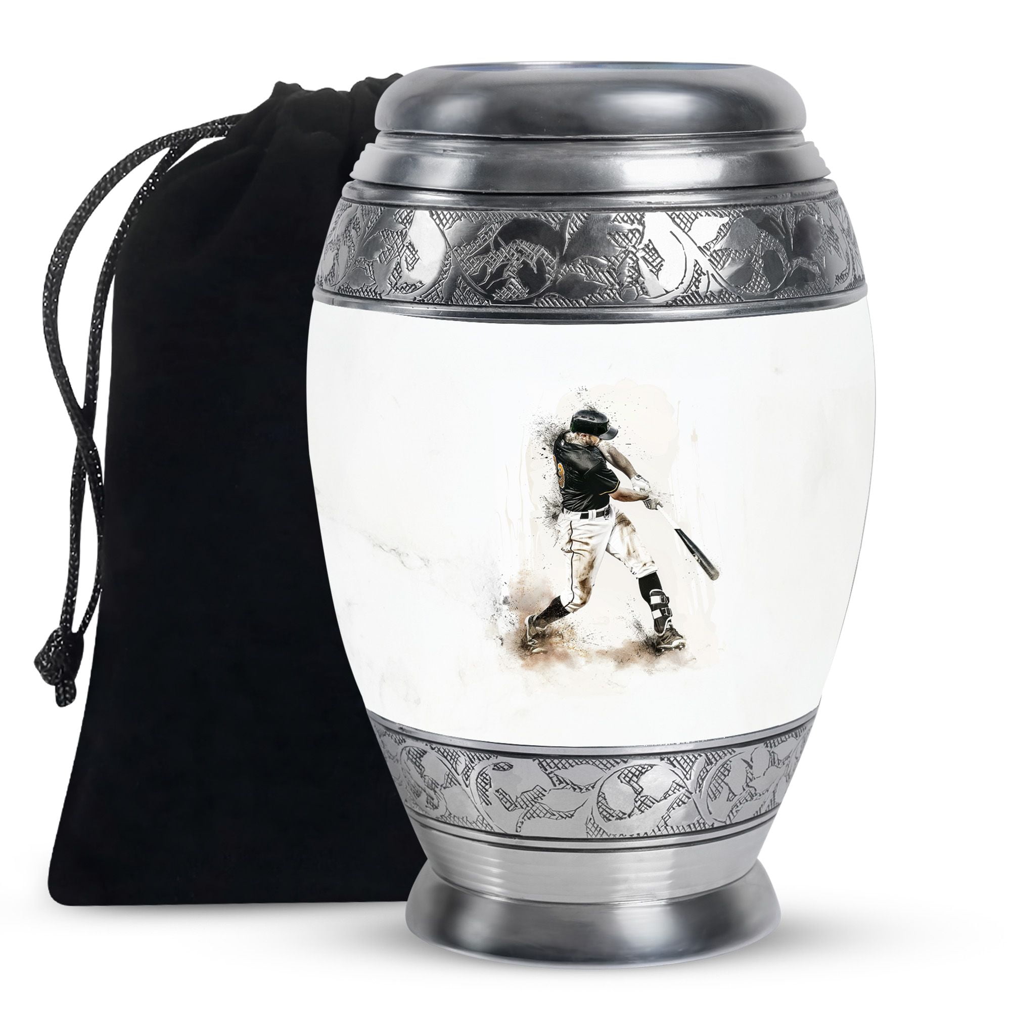 KARYLIZ Baseball Player Urn - 10 Inch - Burial Urns For Adult Human ...