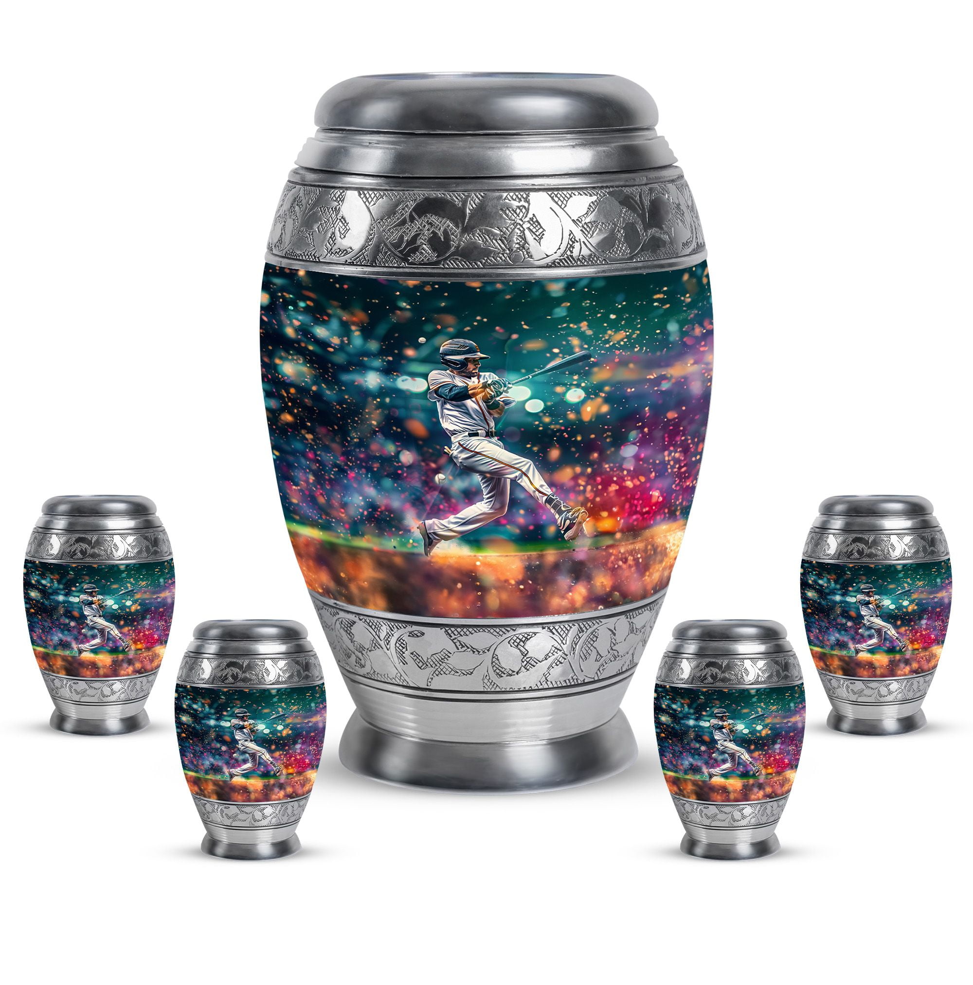 KARYLIZ Baseball Urn - Keepsake Urns For Human Ashes - Cremation Urns ...