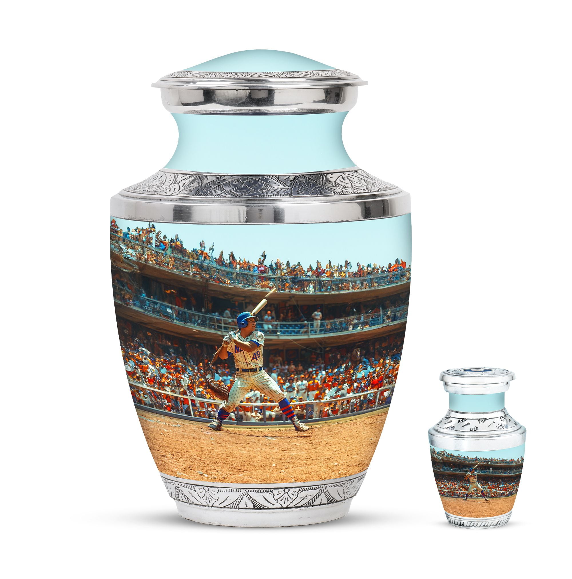 KARYLIZ Baseball Urns For Human Ashes Adult Man - Combo 10" & 3 ...