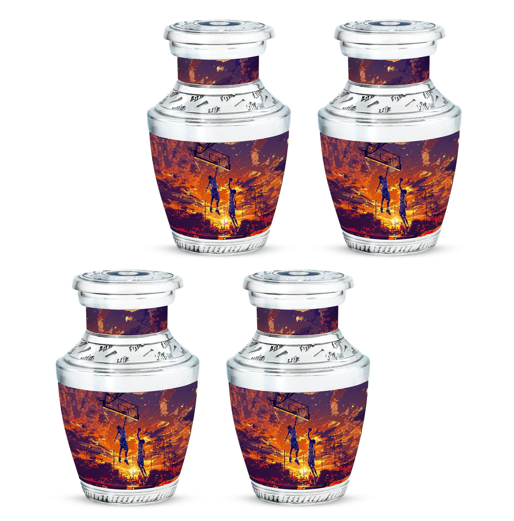 KARYLIZ Basketball Urns 3 Inch Funeral Urn for Adult Ashes Men - Unique ...