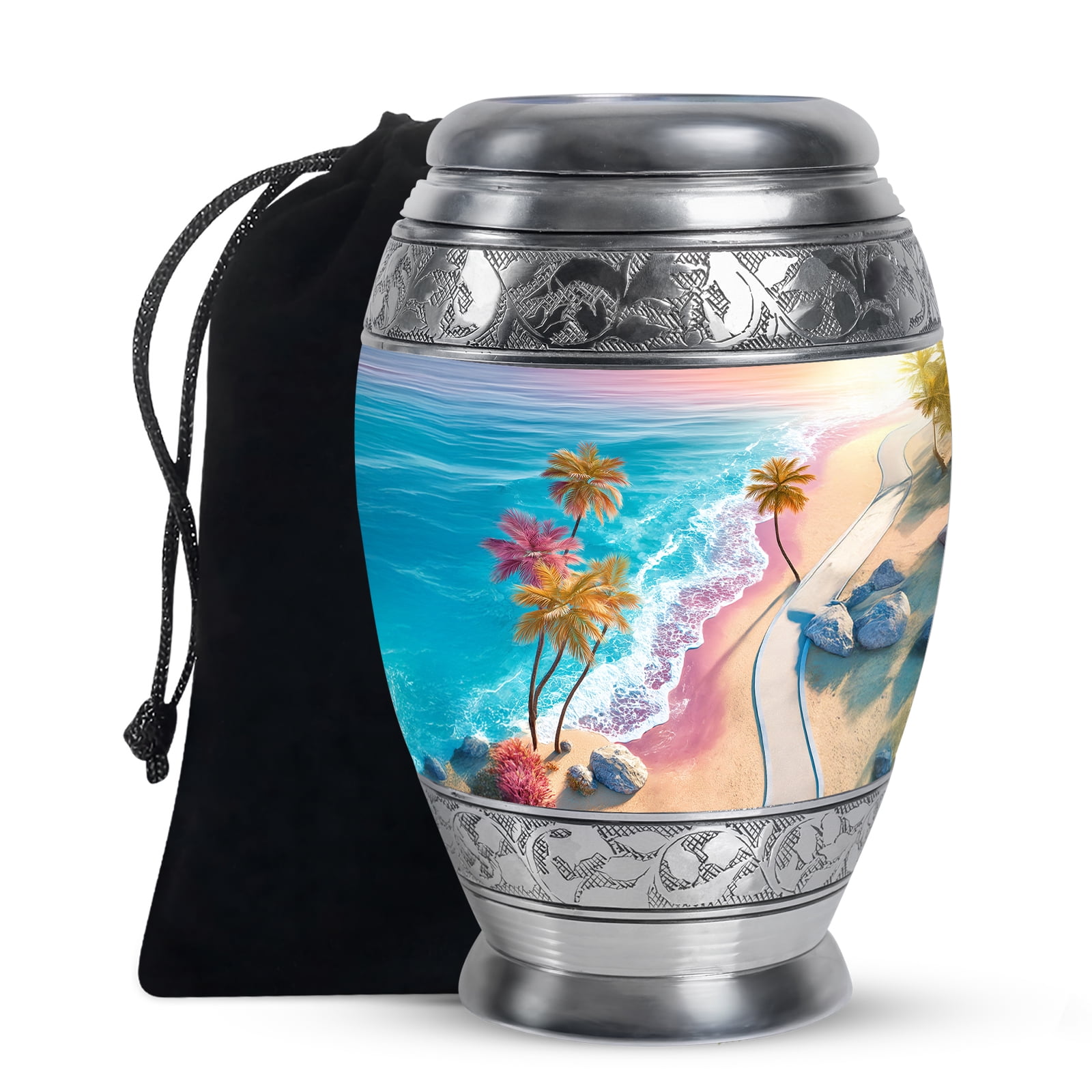 KARYLIZ Beach Urns For Human Ashes Adult Female, Cremation Urns For ...