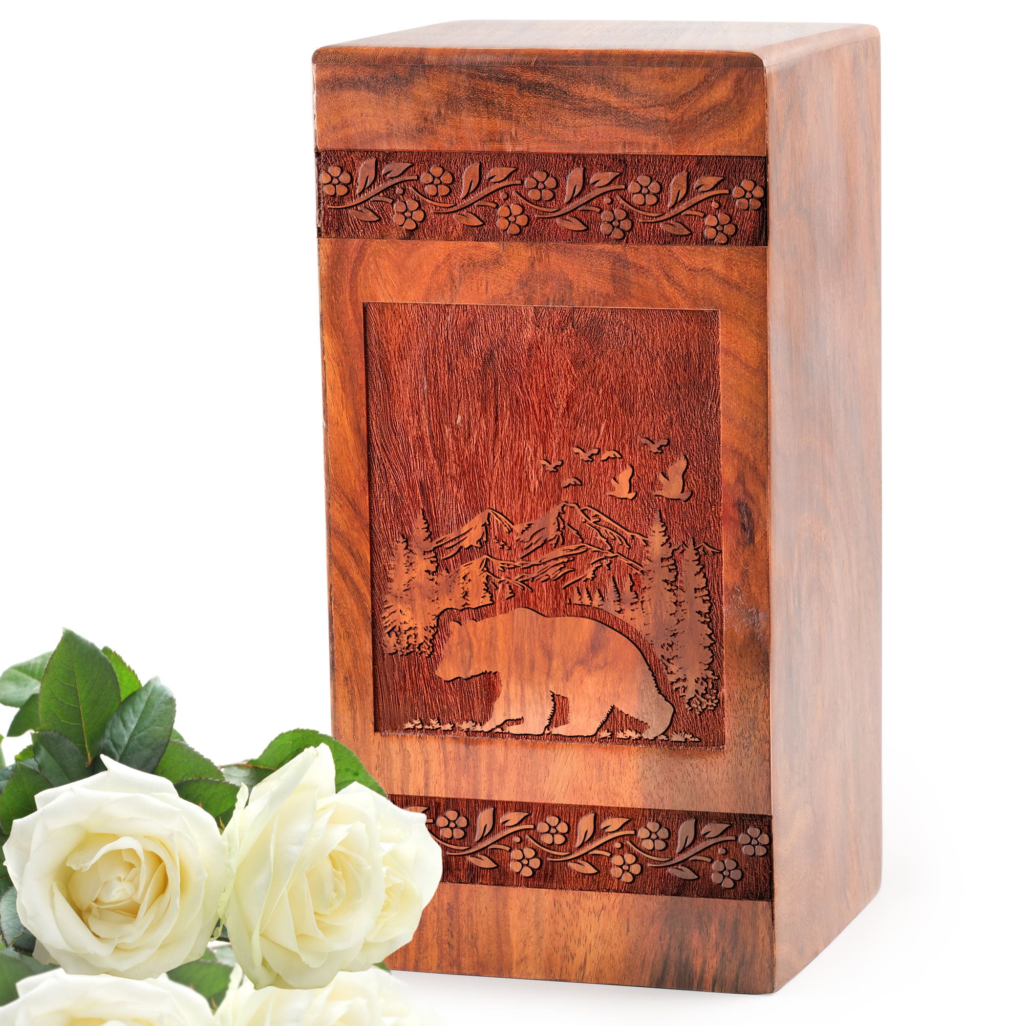 KARYLIZ Bear Ashes Urns - Urns For Human Ashes Adult Male - Distinctive ...