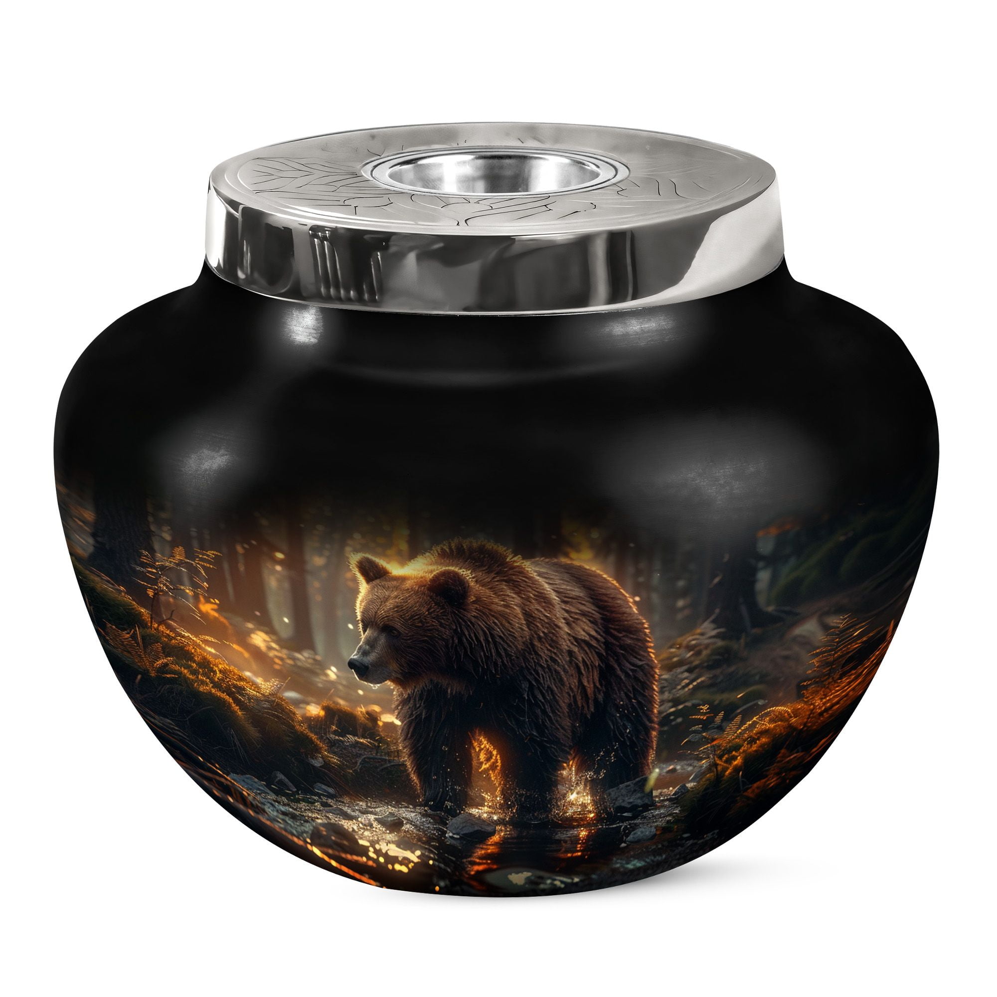 KARYLIZ Bear Urn - Large Urn for Human Ashes Adult - Memorial Urn for ...