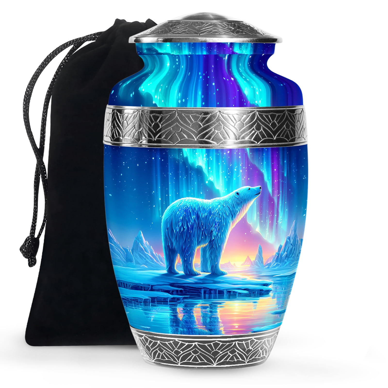 KARYLIZ Bear Urns For Ashes - Sunset Urns for Human Ashes Adult Female ...