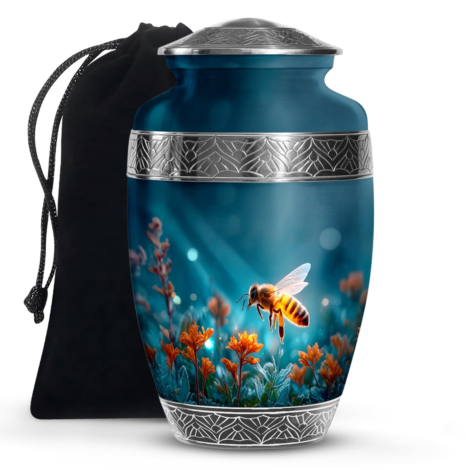 KARYLIZ Bee Funeral Urn - Cremation Urns For Men - Large Funeral Urns ...
