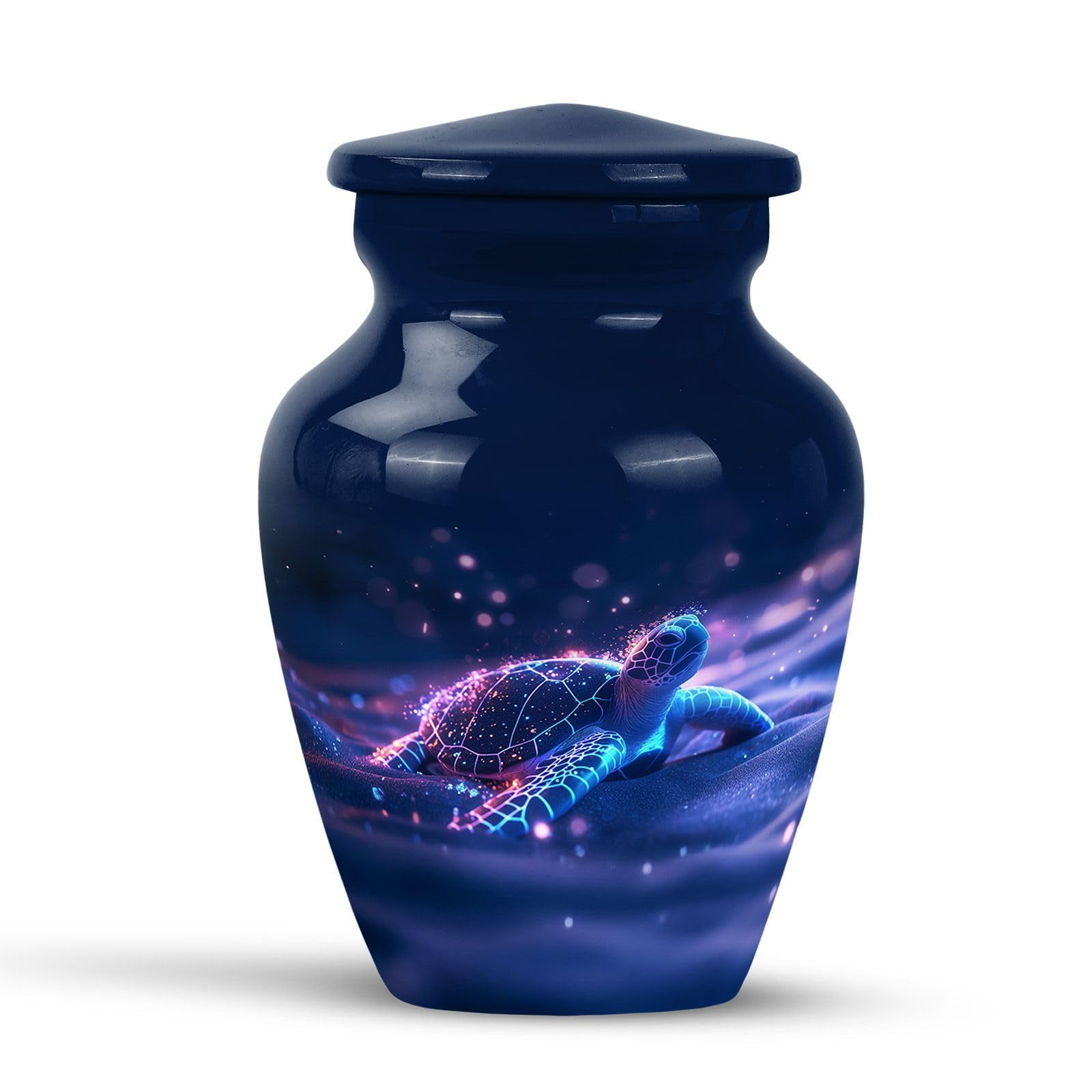 KARYLIZ Blue Turtle Urns for Ashes Women - Blue Urns for Human Ashes ...