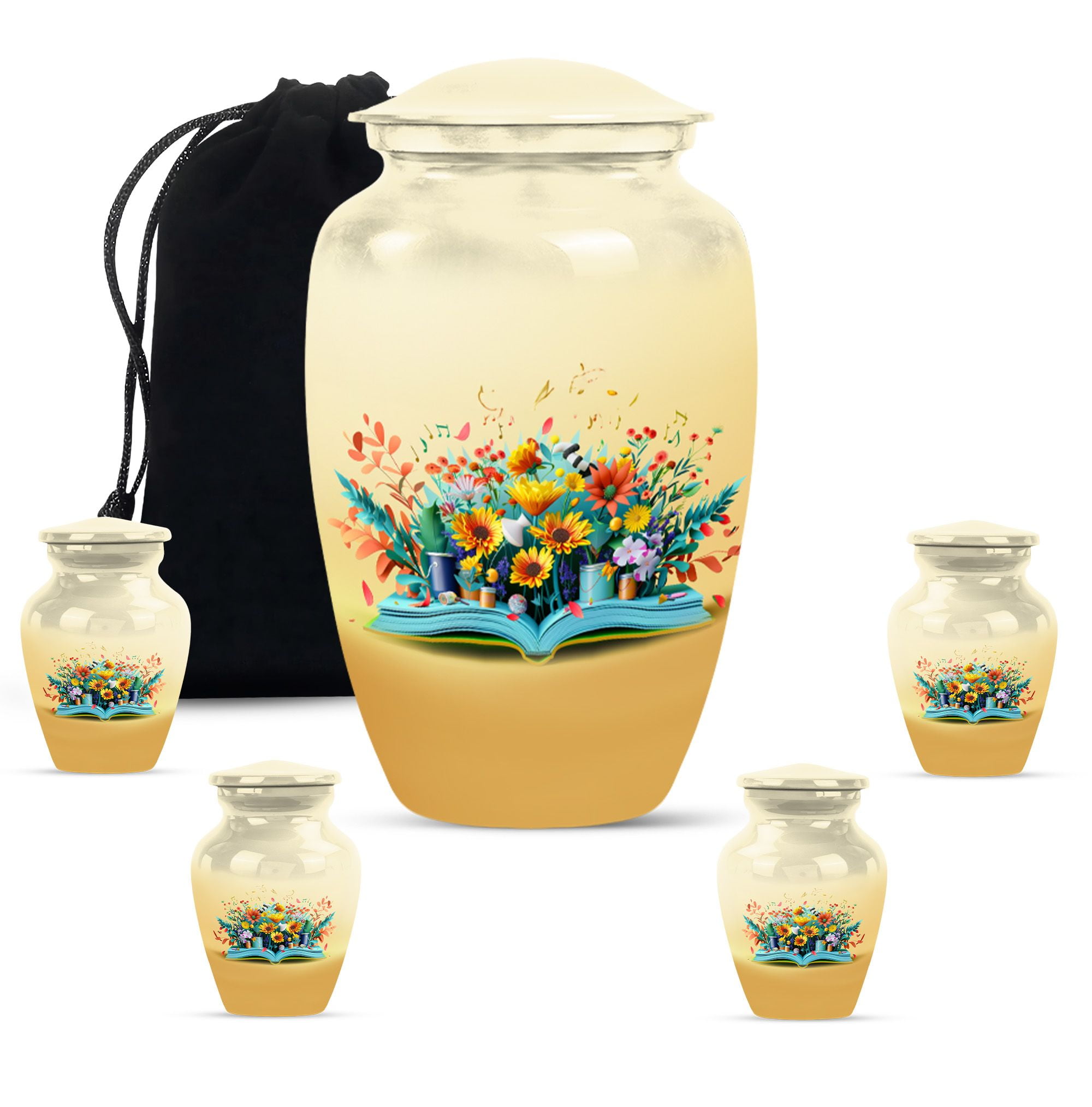 KARYLIZ Book Urns For Human Ashes Adult Man - Burial Urns For Male ...