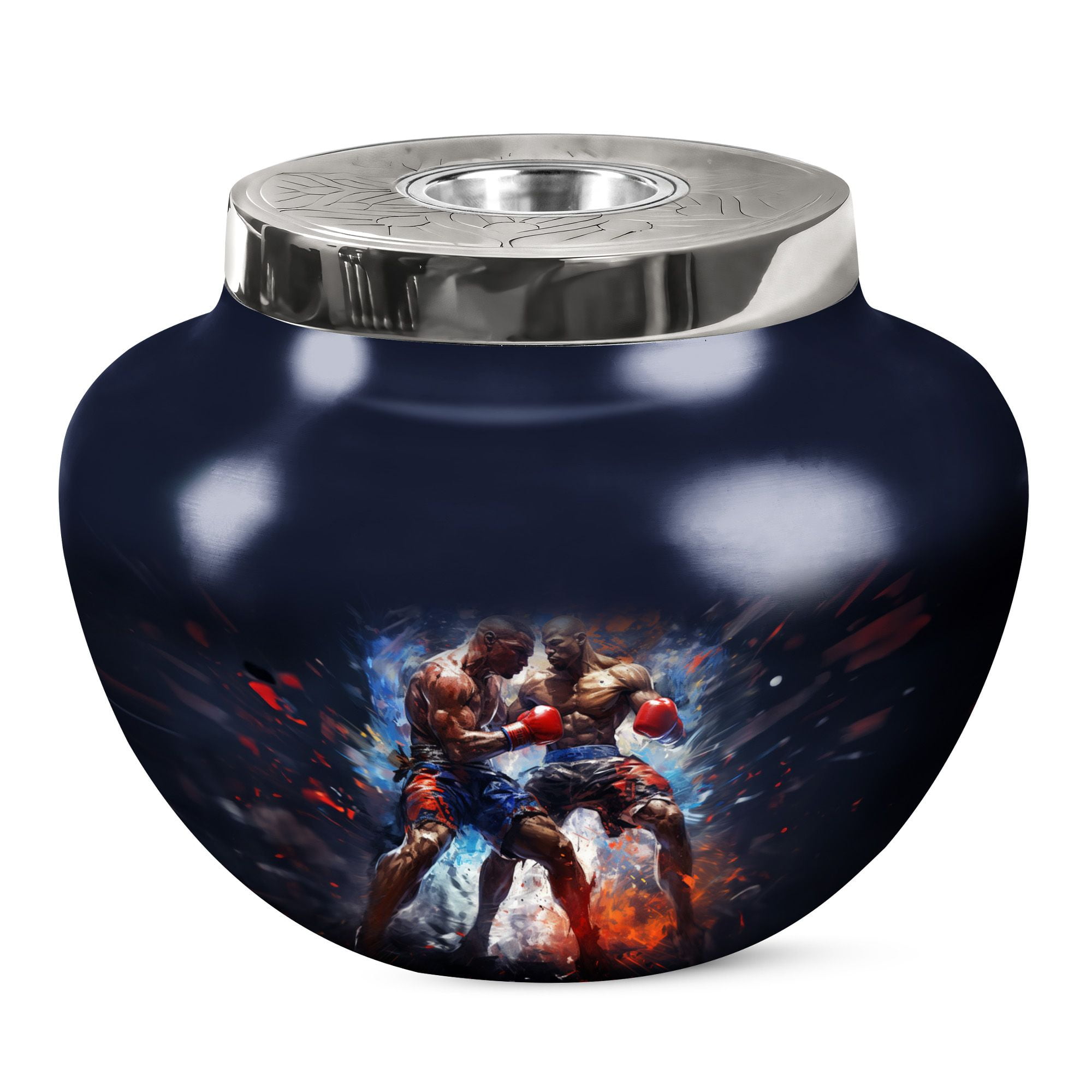 KARYLIZ Boxing Burial Urns - Unique Decorative Urn - Funeral Urns For ...