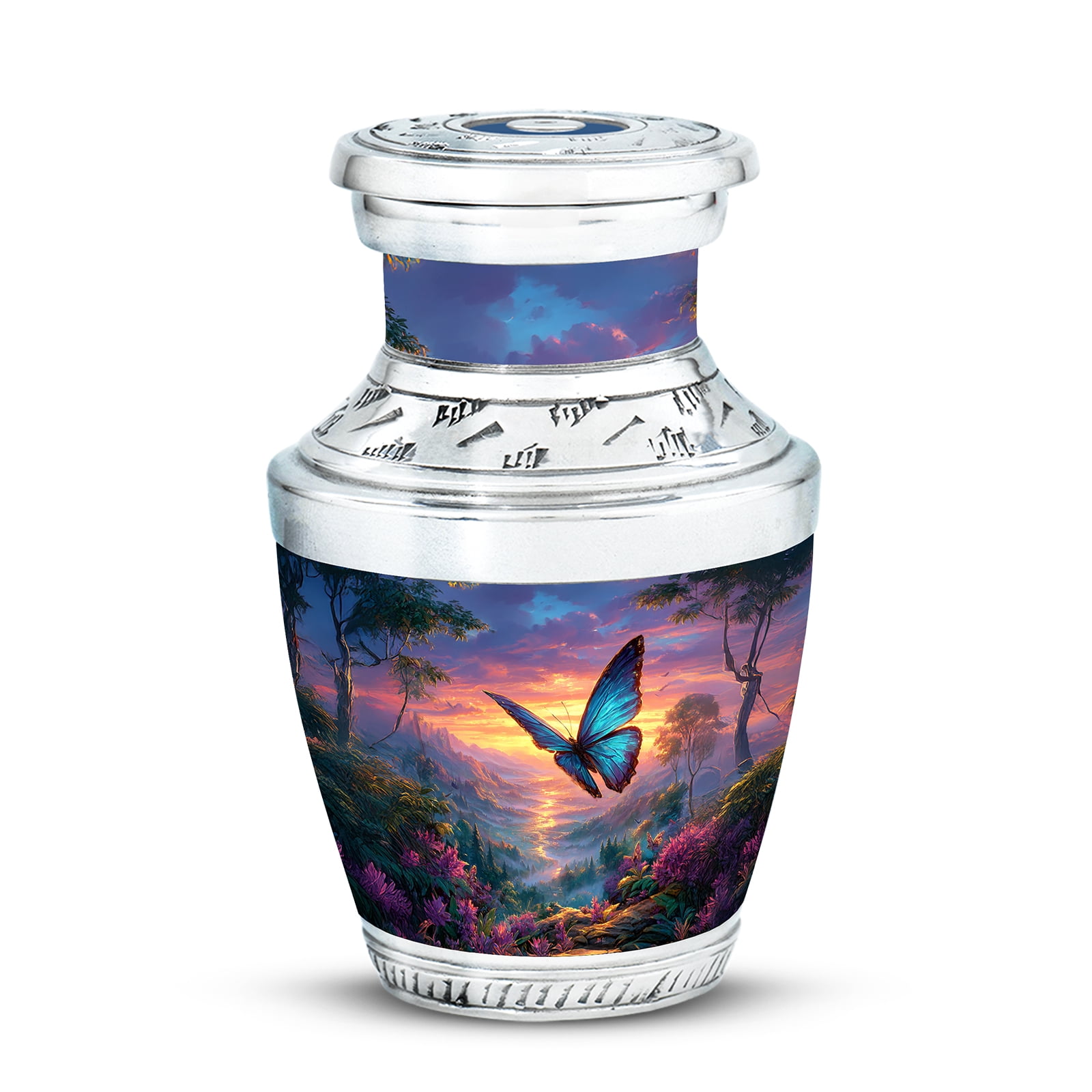 KARYLIZ Butterfly Memorial Urns for Adult Male & Female - Sunset Mini ...