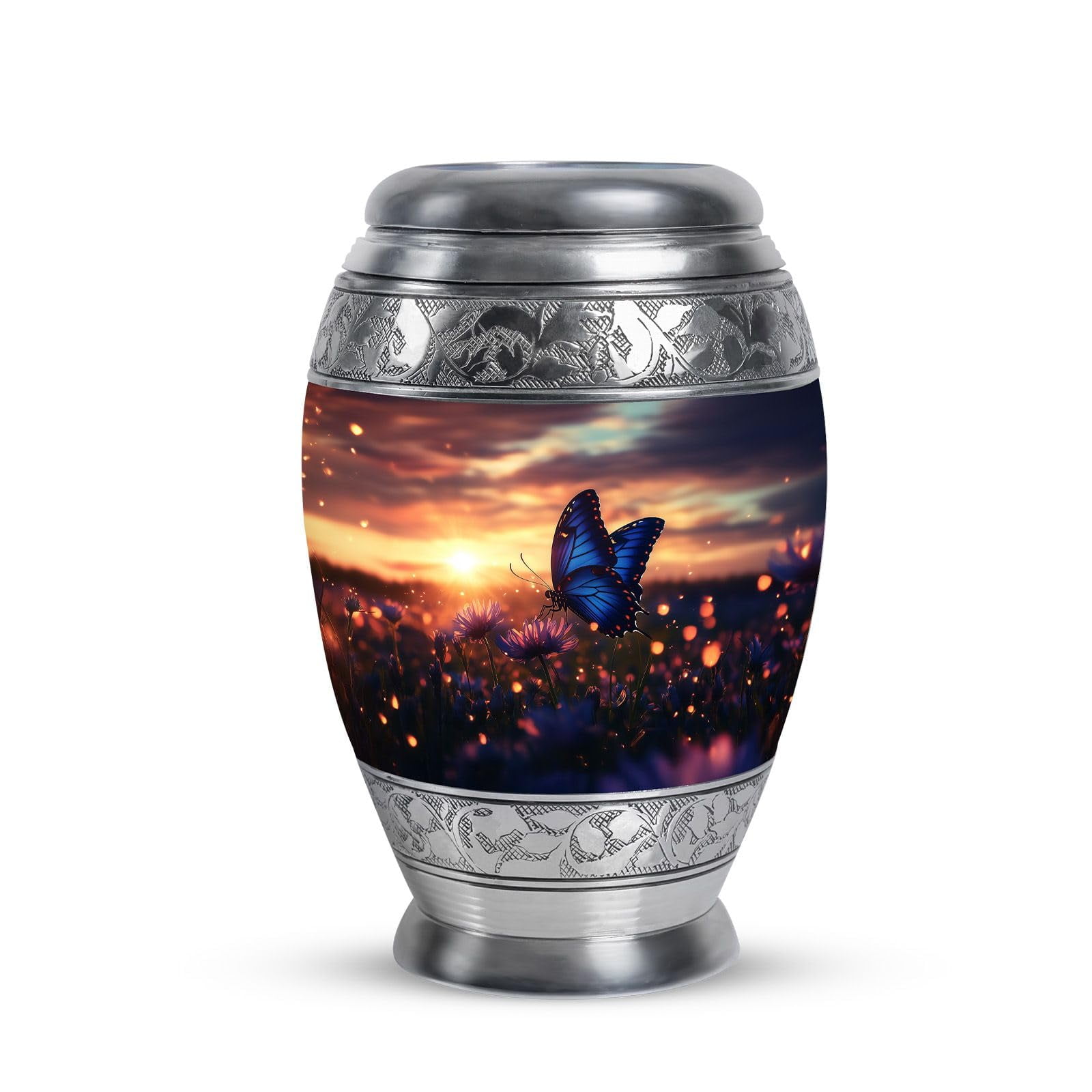 KARYLIZ Butterfly Miniature Urn for Adult Male Father - Blue Butterfly ...