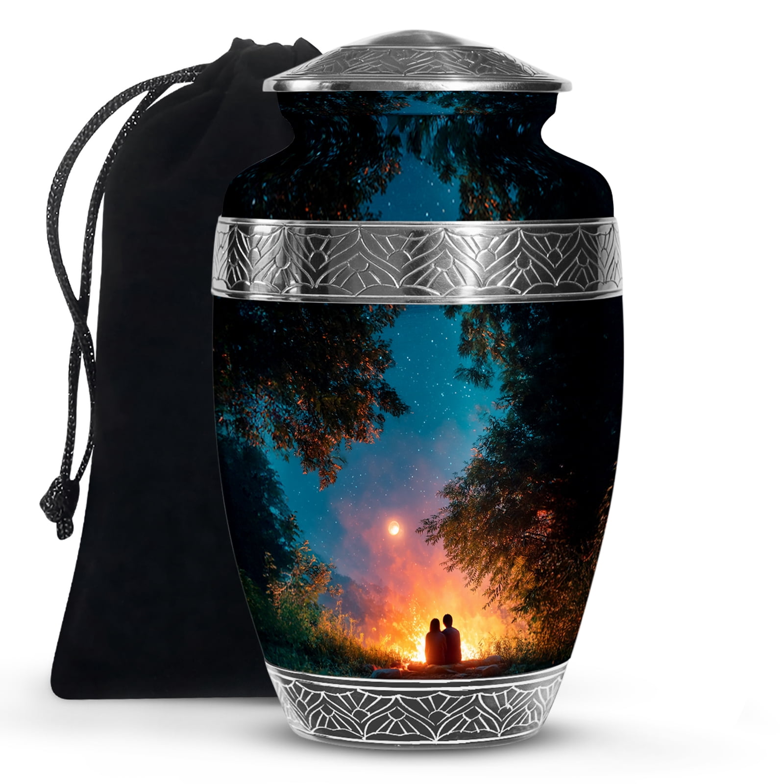 KARYLIZ Campfire Cremation Urns For Human Ashes Adult Female - Couple ...