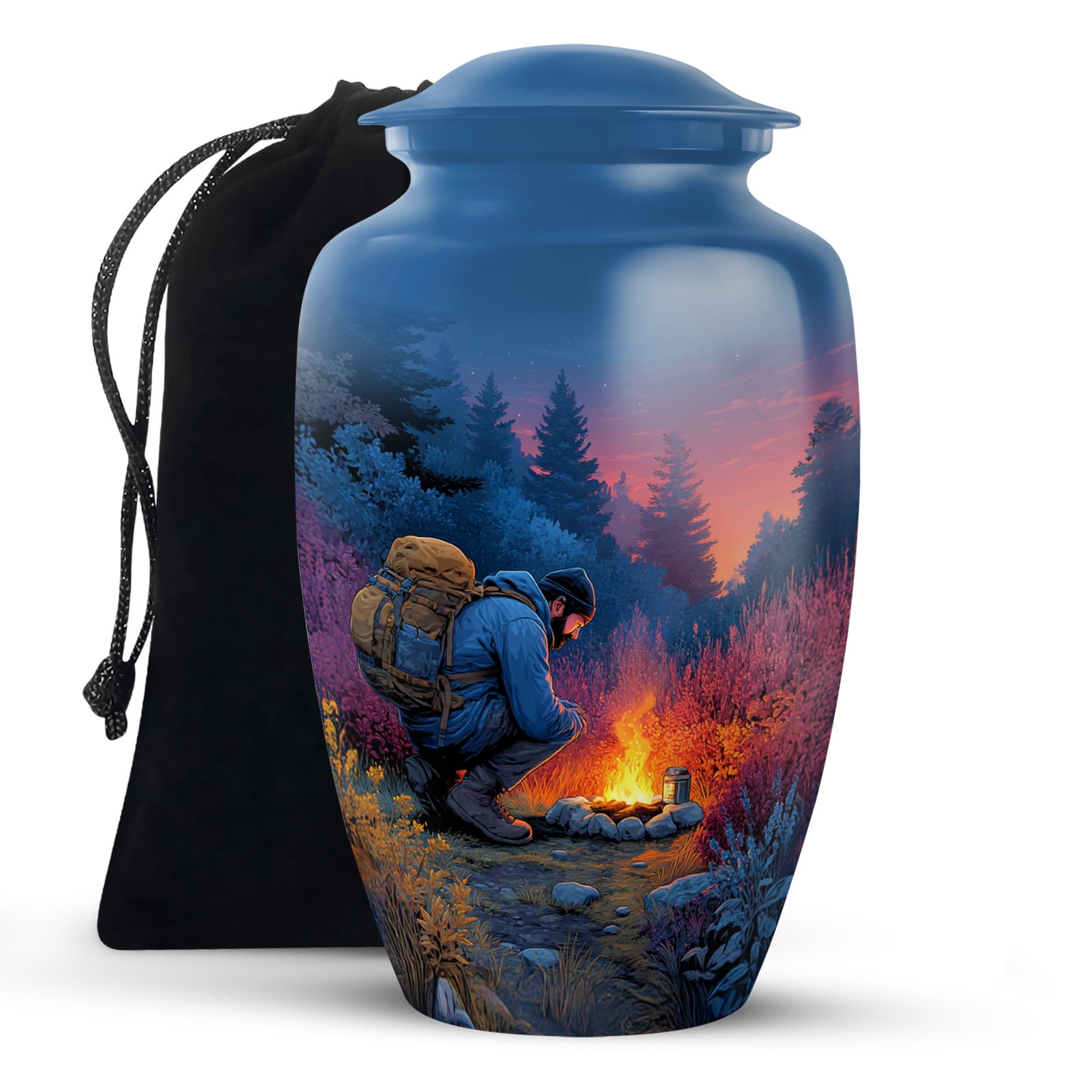 KARYLIZ Campfire in Forest Cremation Urns For Human Ashes Adult Female ...