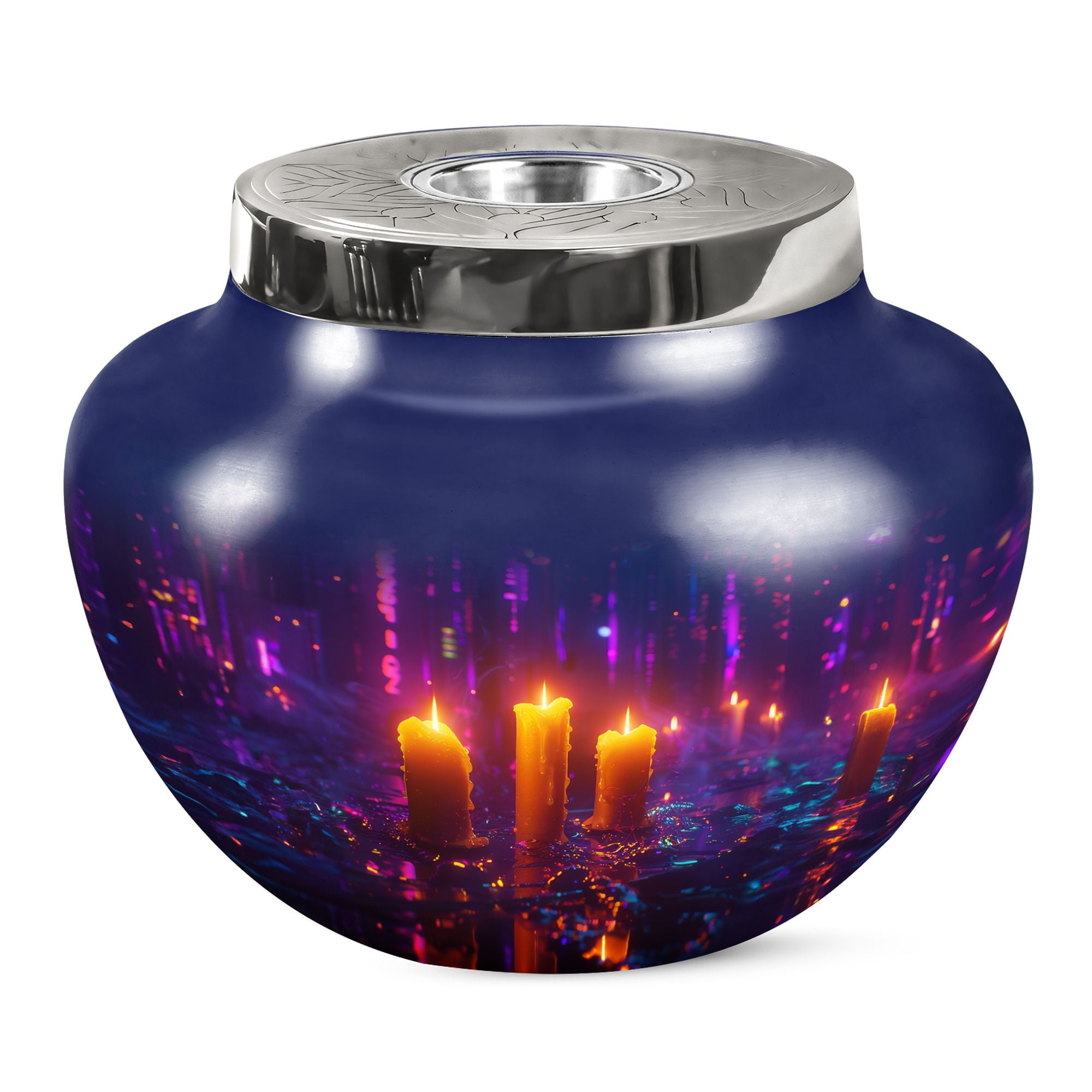 KARYLIZ Candle Urn For Ashes Adult Male - Large Funeral Urns For Adult ...