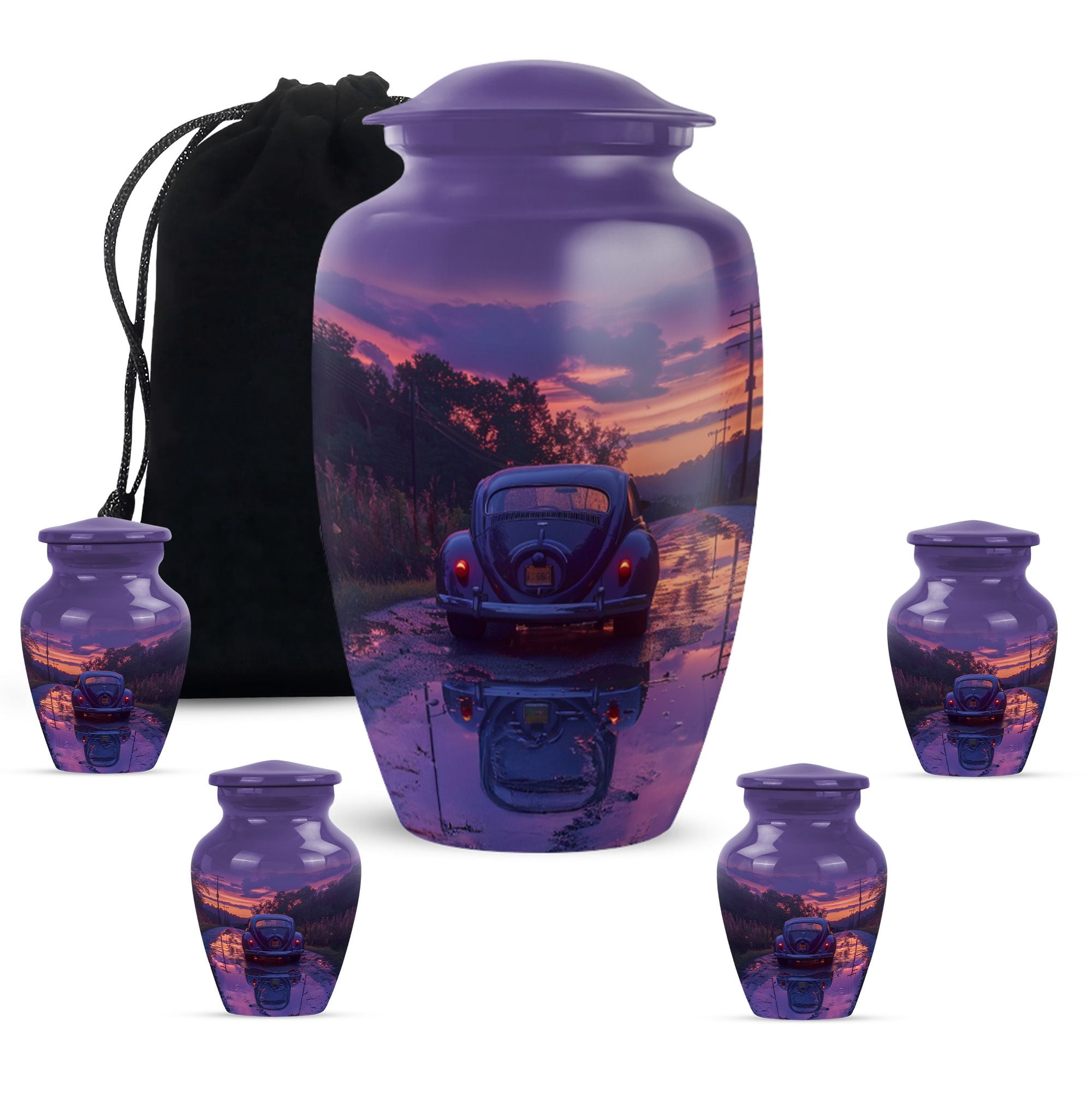 KARYLIZ Car Cremation Urns For Men, Urns For Human Ashes Adult Female ...