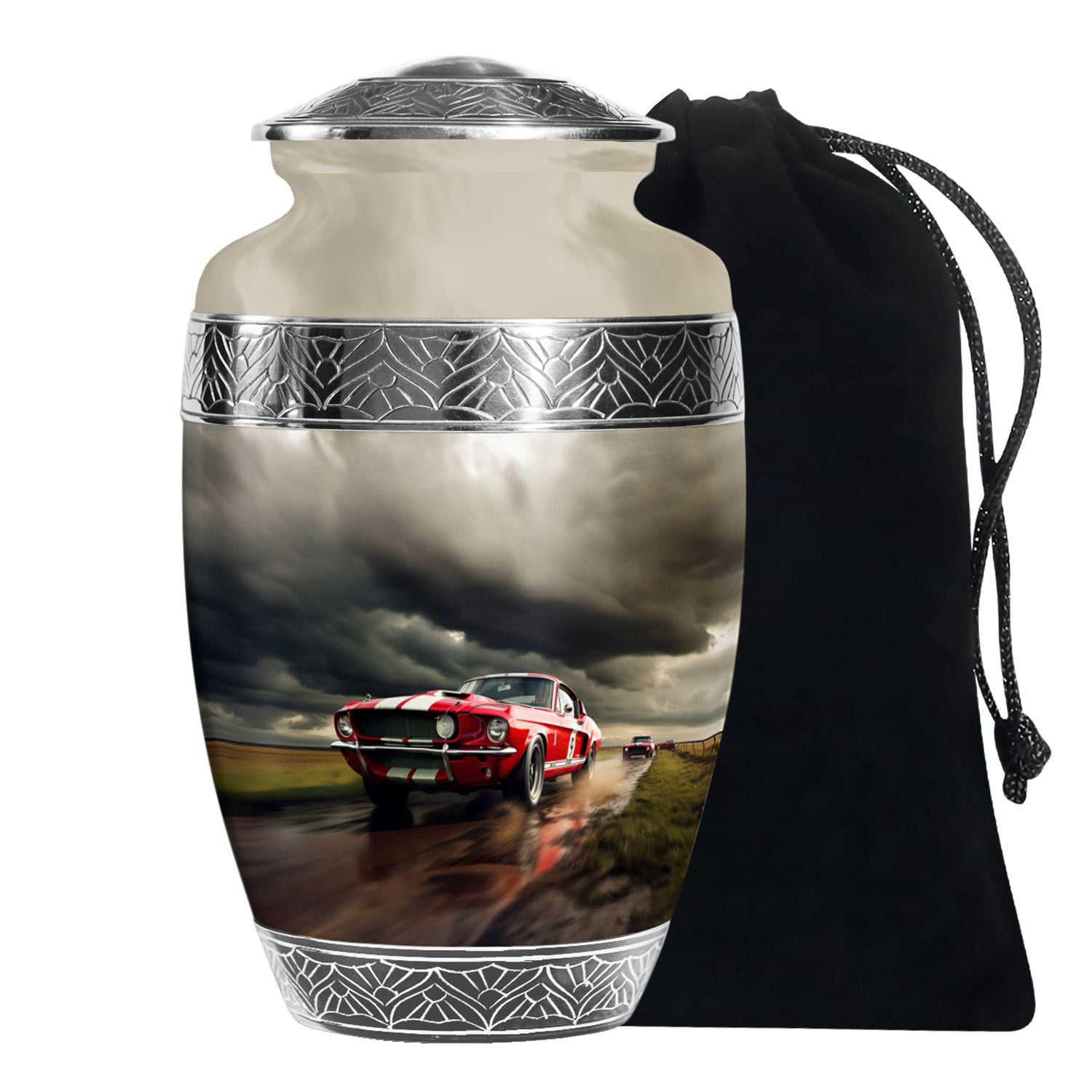 KARYLIZ Car Race Urn For Ashes For Women - Cremation Urns For Human ...