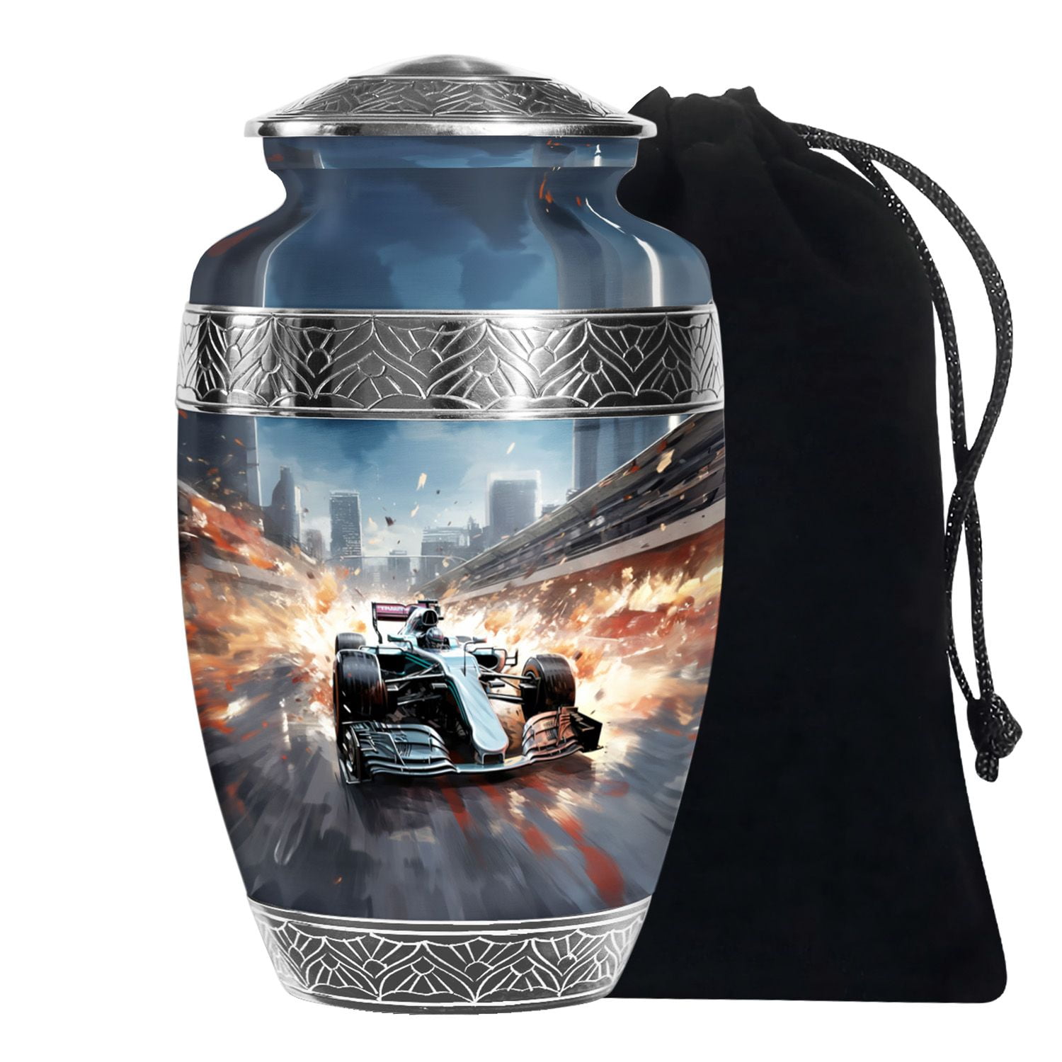 KARYLIZ Car Race Urn For Ashes For Women - Cremation Urns For Human ...