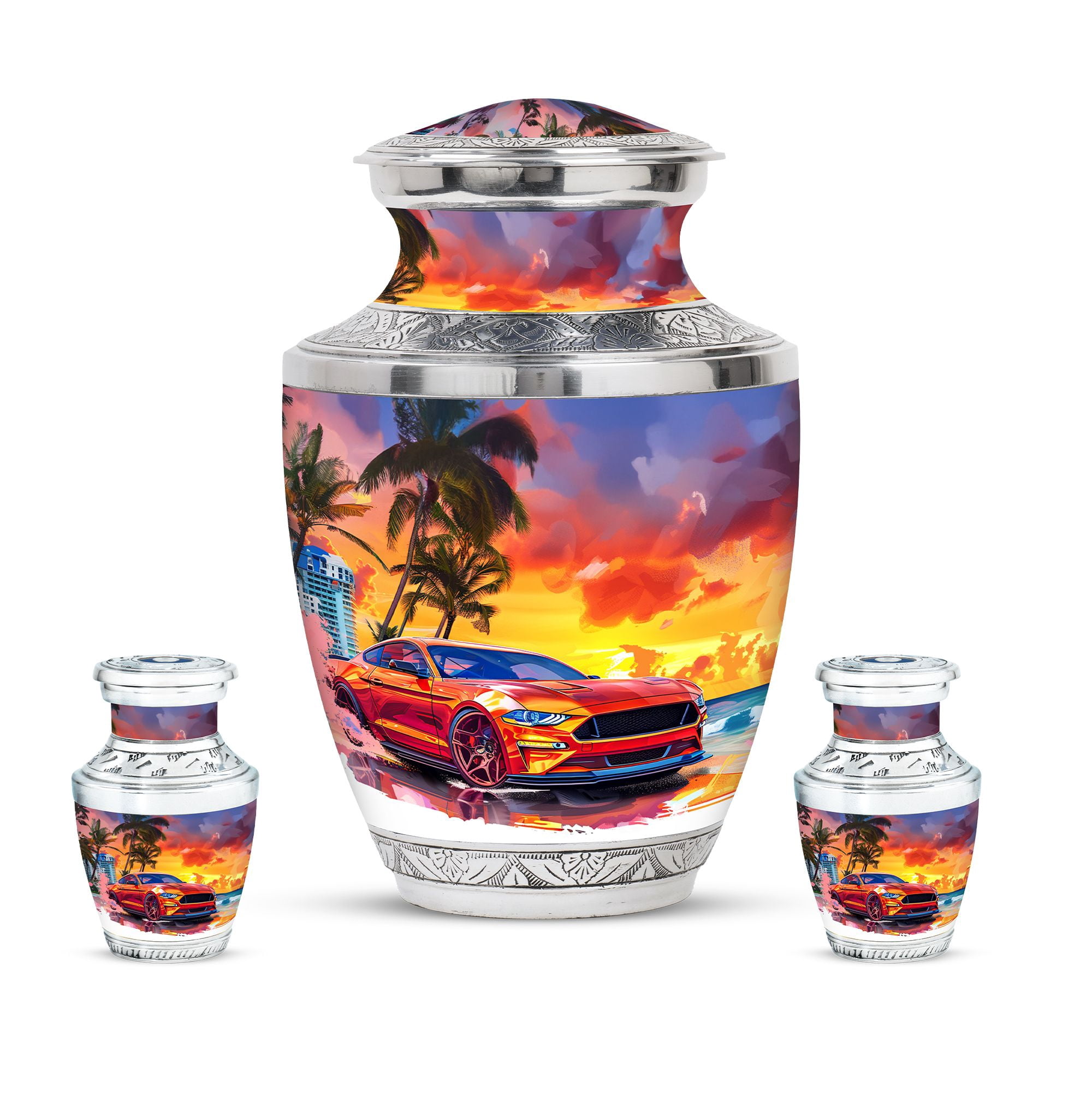 KARYLIZ Car Urn for Ashes Adult Male - Keepsake Urns for Human Ashes ...