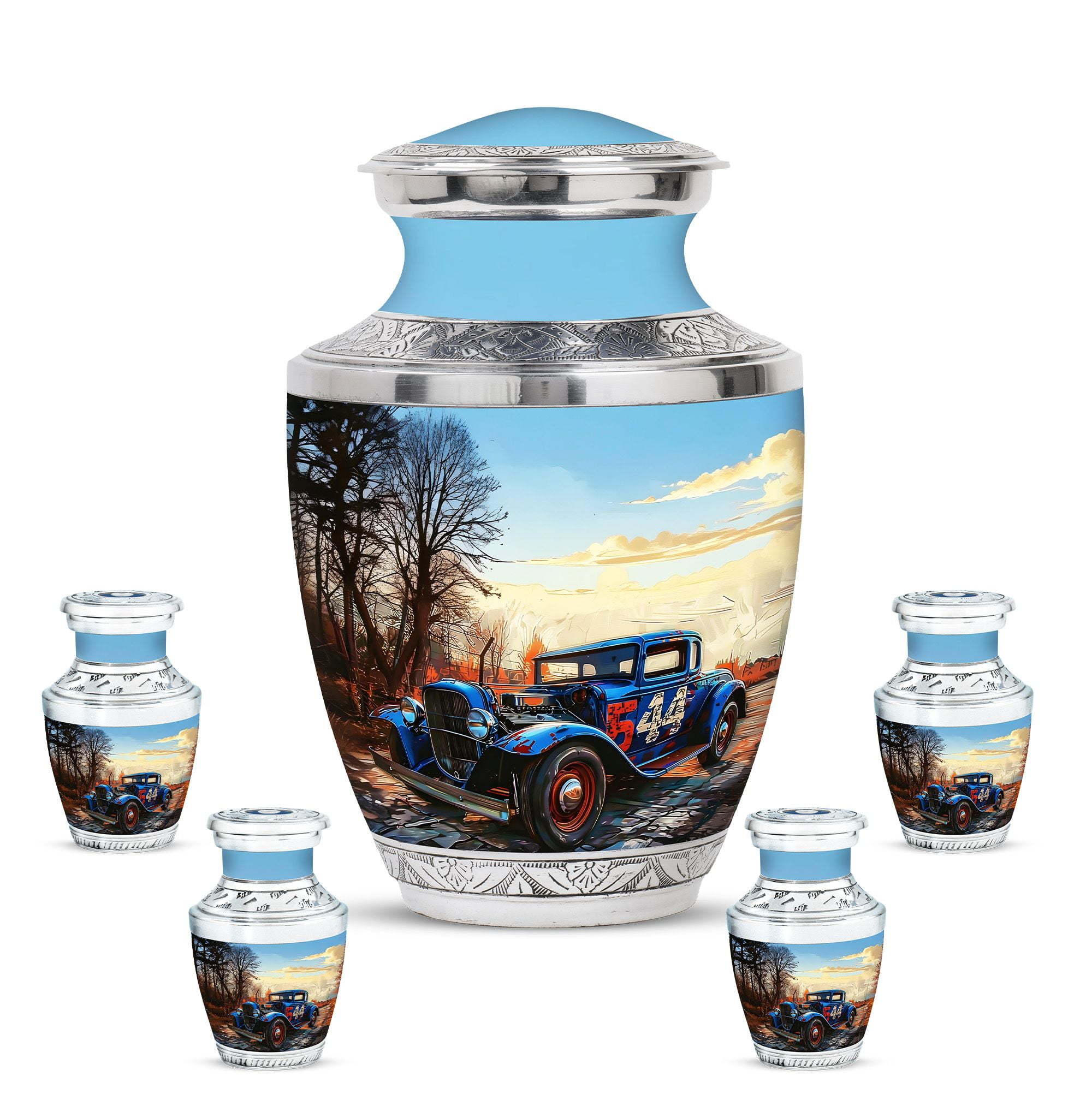 KARYLIZ Car Urns For Ashes - Small Urns For Human Ashes Keepsake ...