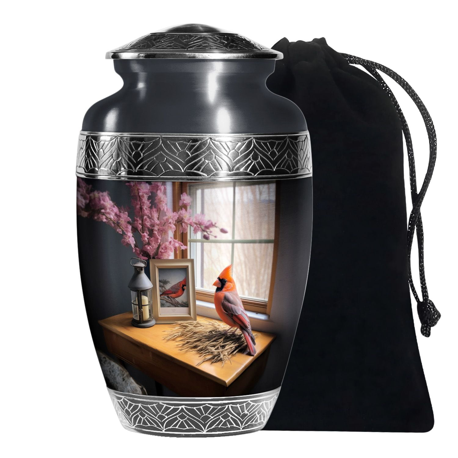 KARYLIZ Cardinal Bird Cremation Urns For Human Ashes - Funeral Urns For ...