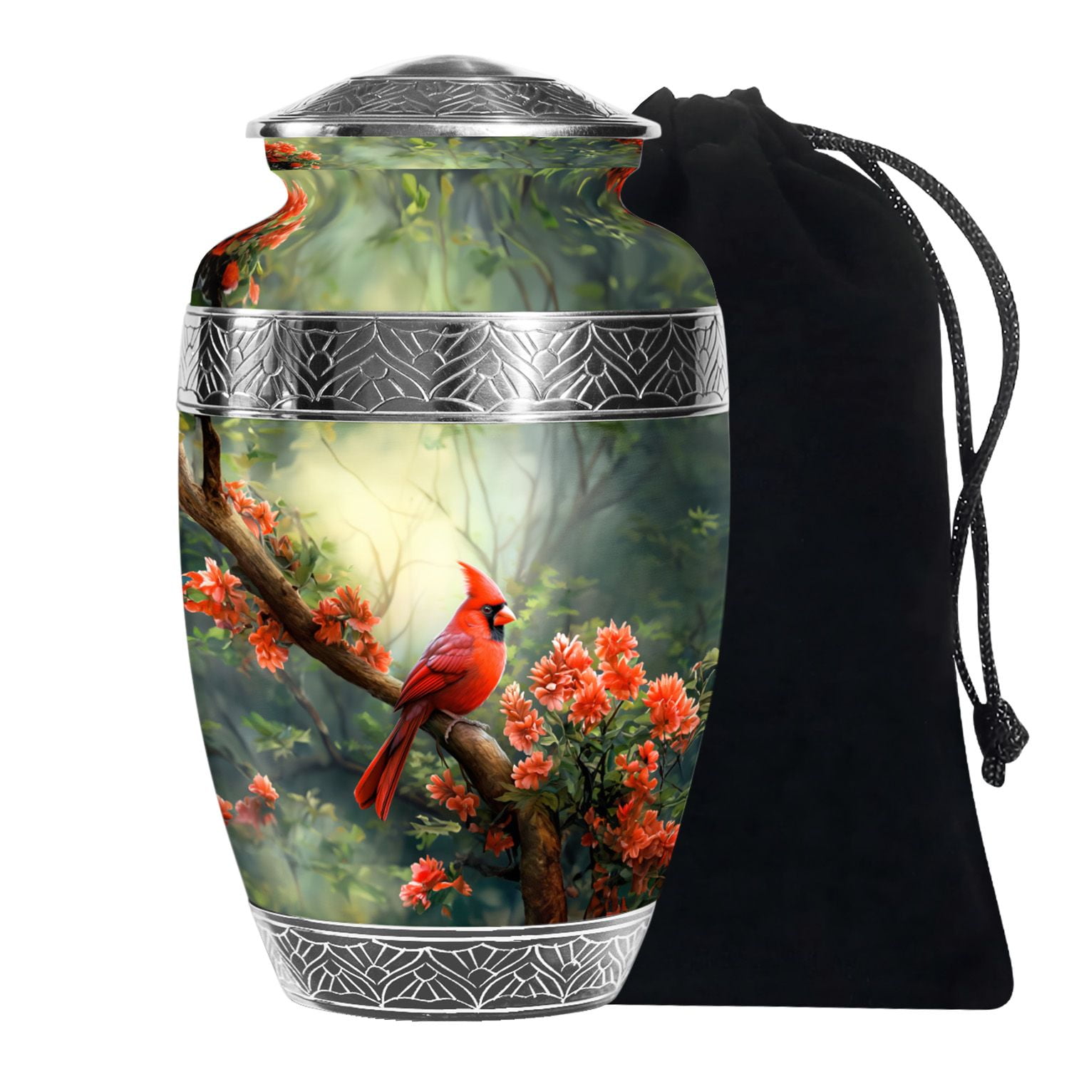 KARYLIZ Cardinal Bird Urn For Ashes Adult Male - Adult Urns For Human ...