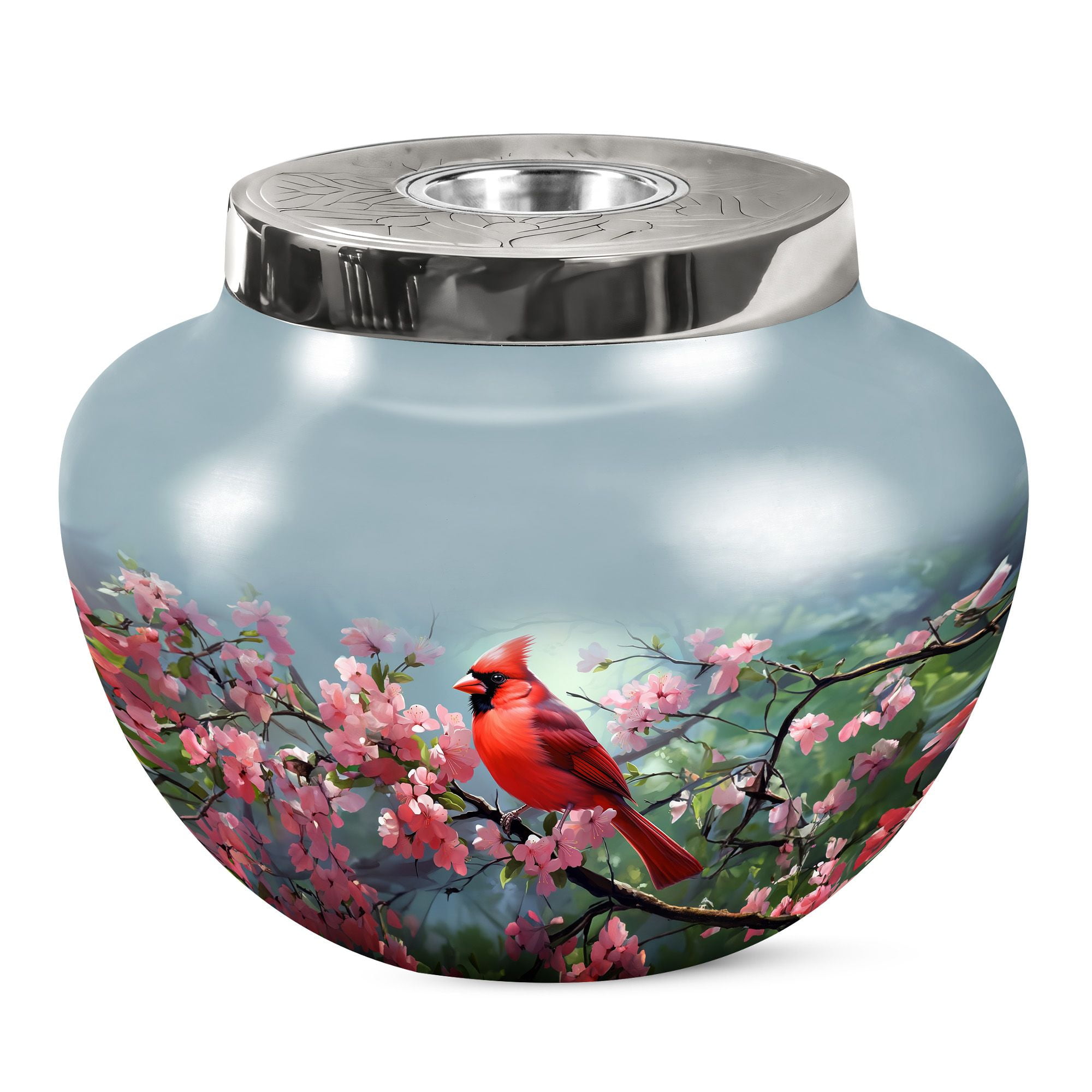 KARYLIZ Cardinal Bird Urn - Large Cremation Urns For Human Ashes Adult ...