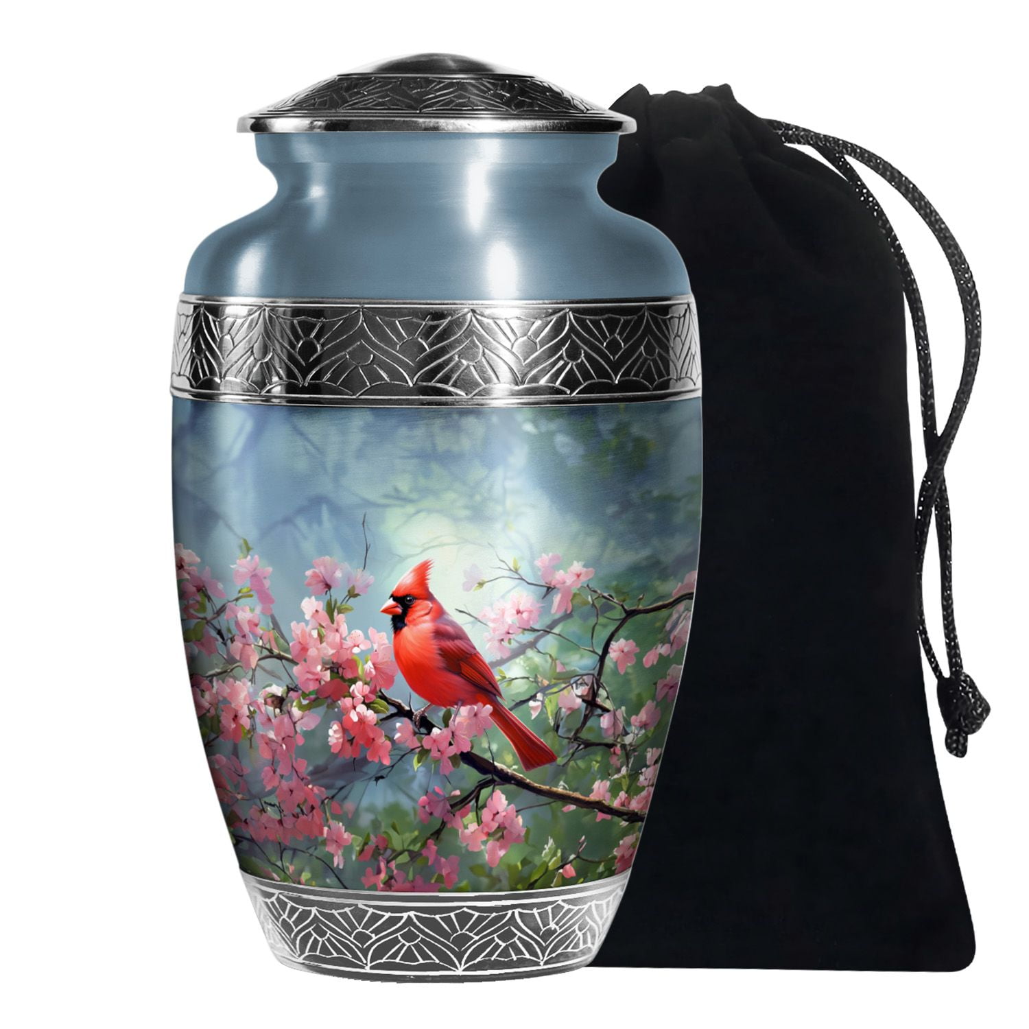KARYLIZ Cardinal Bird s Urn For Mom & Dad - Memorial Urns For Human ...