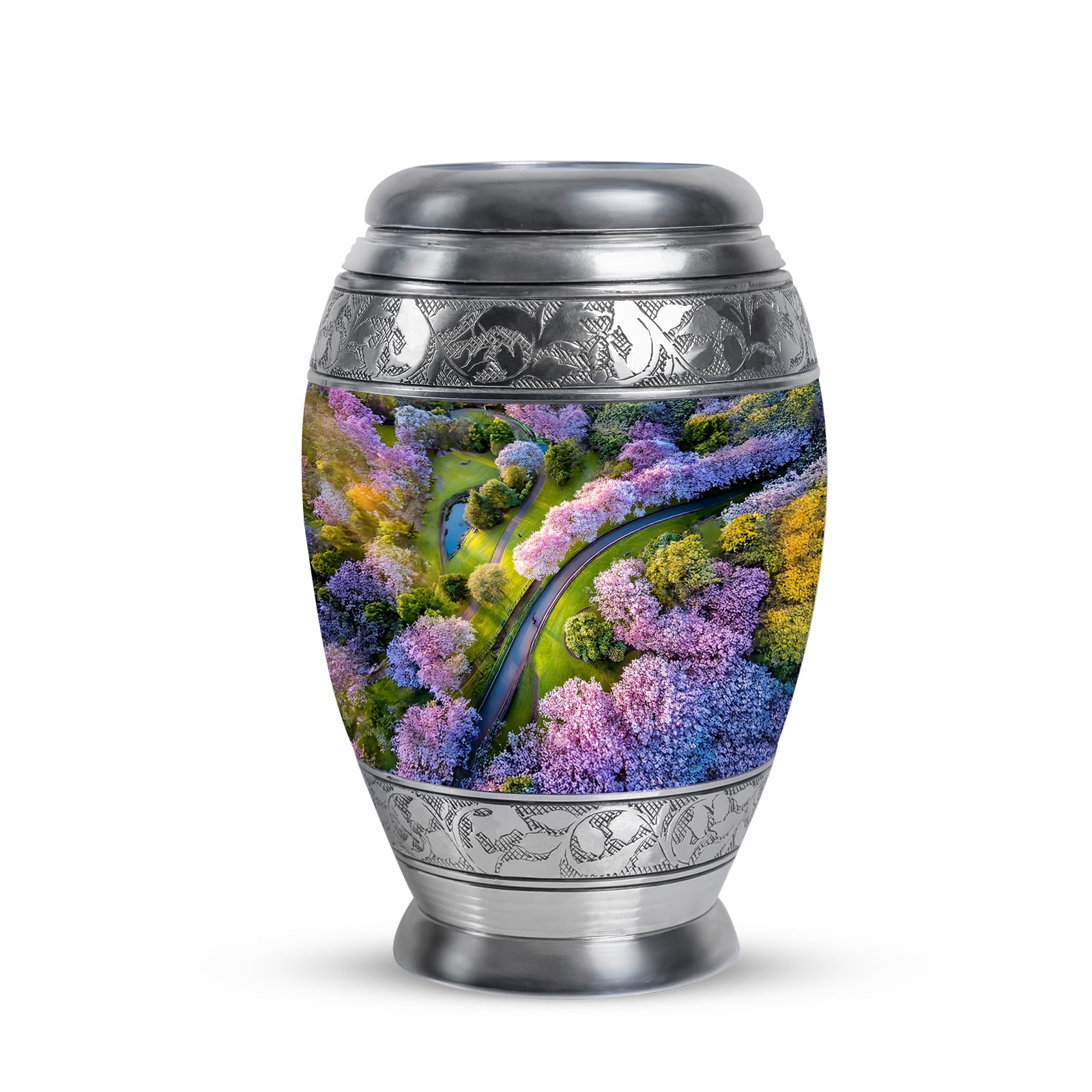 KARYLIZ Cherry Blossom Urn - Cremation Keepsake Urn For Ashes Adult ...