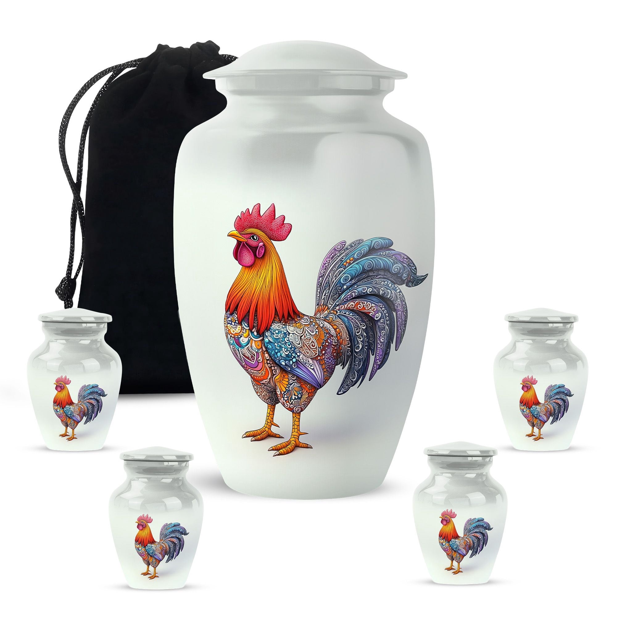 KARYLIZ Chicken Urns Keep Sakes - Funeral Urns For Adult Ashes Women ...