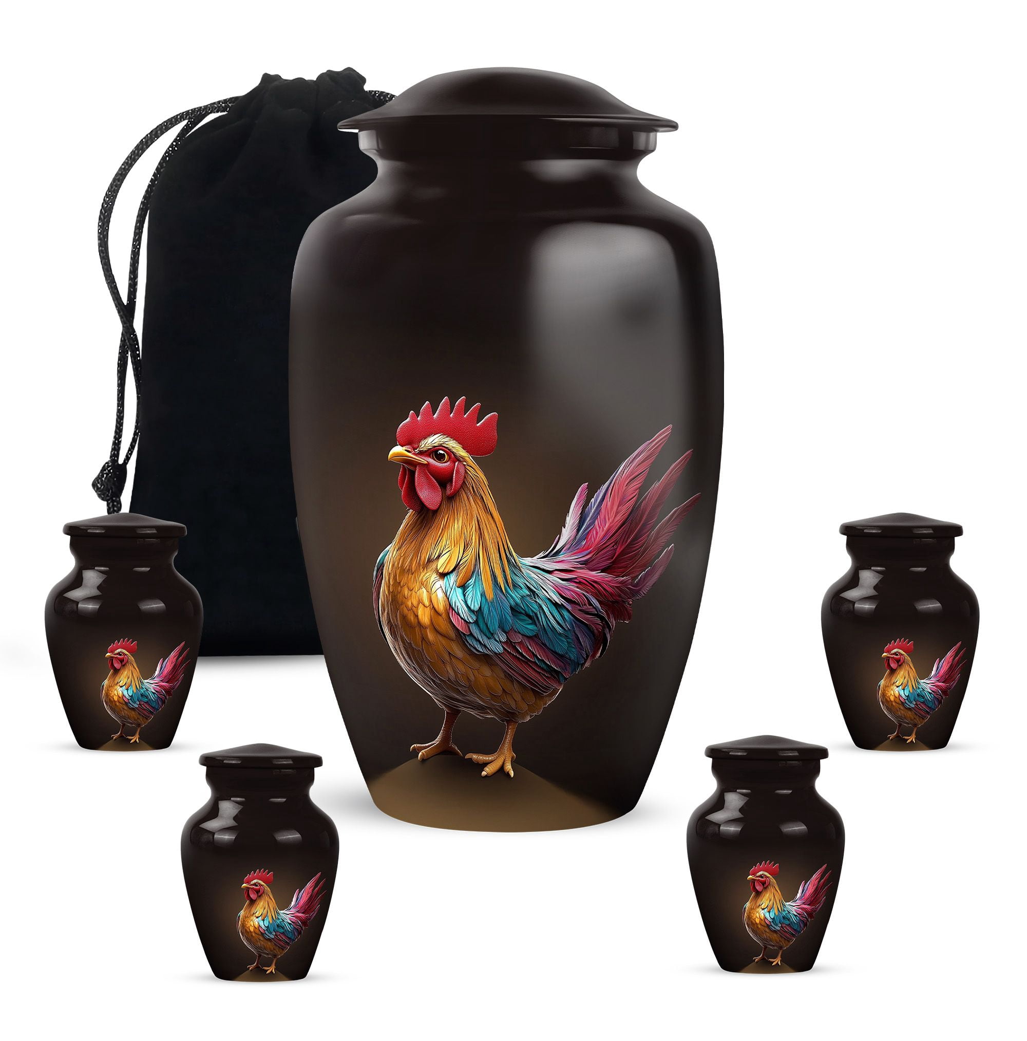 KARYLIZ Chicken Urns For Human Ashes - Urn For Ashes For Women - Urns ...