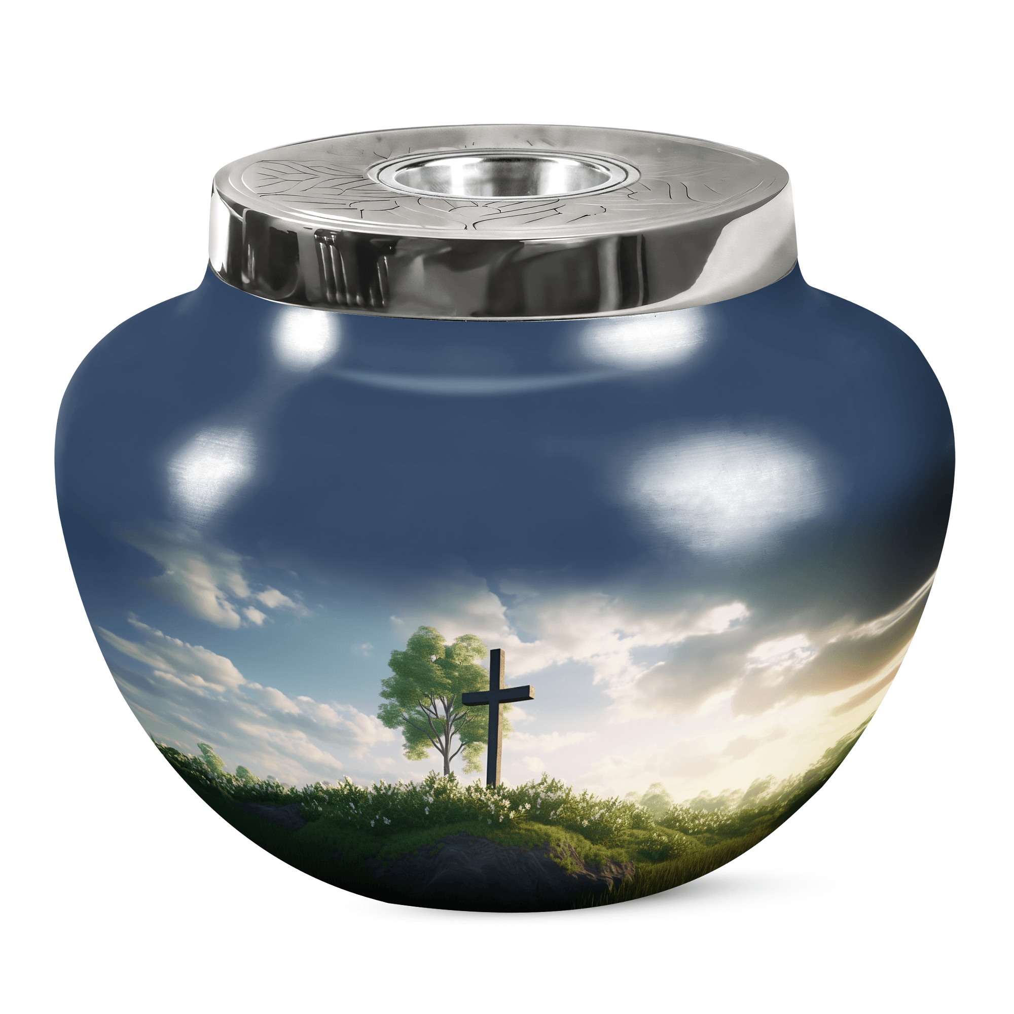 KARYLIZ Christ Cross Urns For Human Ashes Adult Male - Cremation Urns ...
