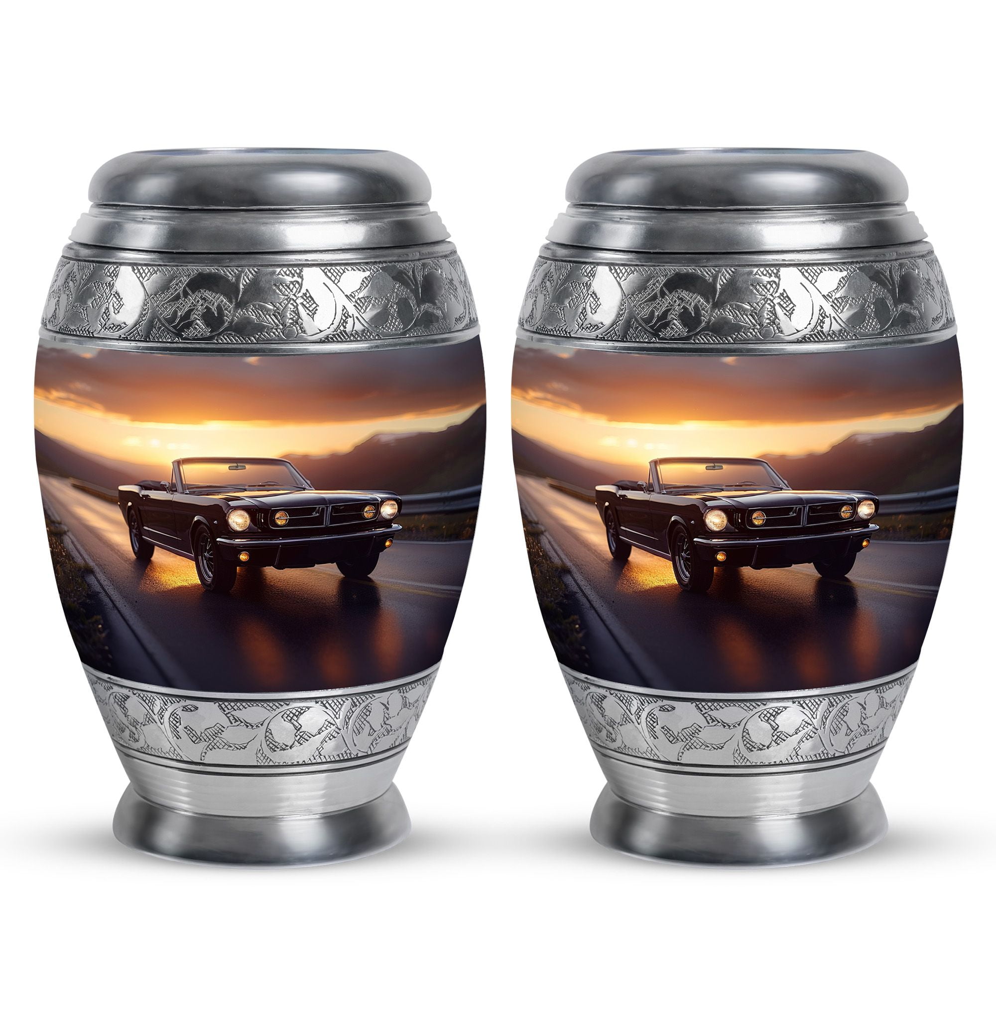 KARYLIZ Classic Car Urn For Ashes Adult Male - Small Urns For Human ...