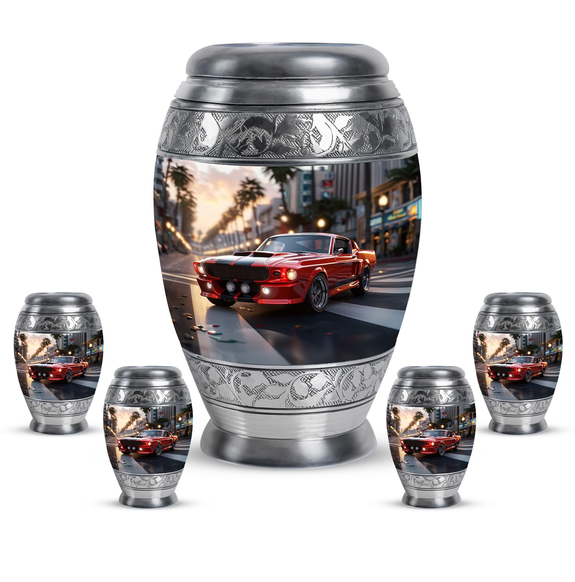 KARYLIZ Classic Car Urns For Human Ashes Dad - Urns For Mom - Mini ...