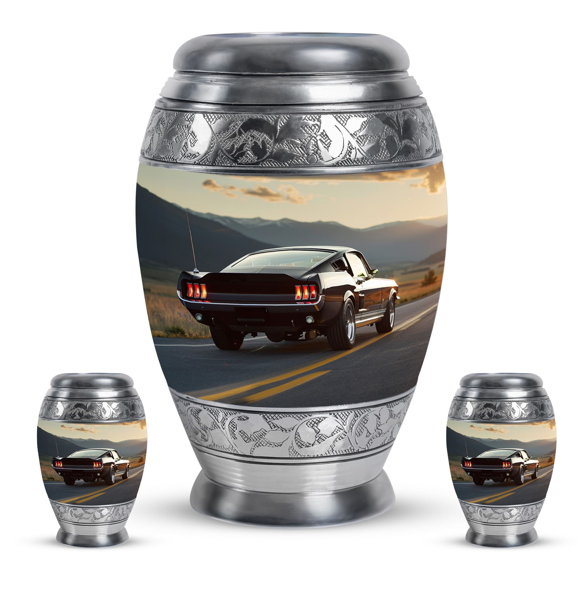 KARYLIZ Classic Car Urns - Urn For Ashes For Women - Mini Cremation Urn ...
