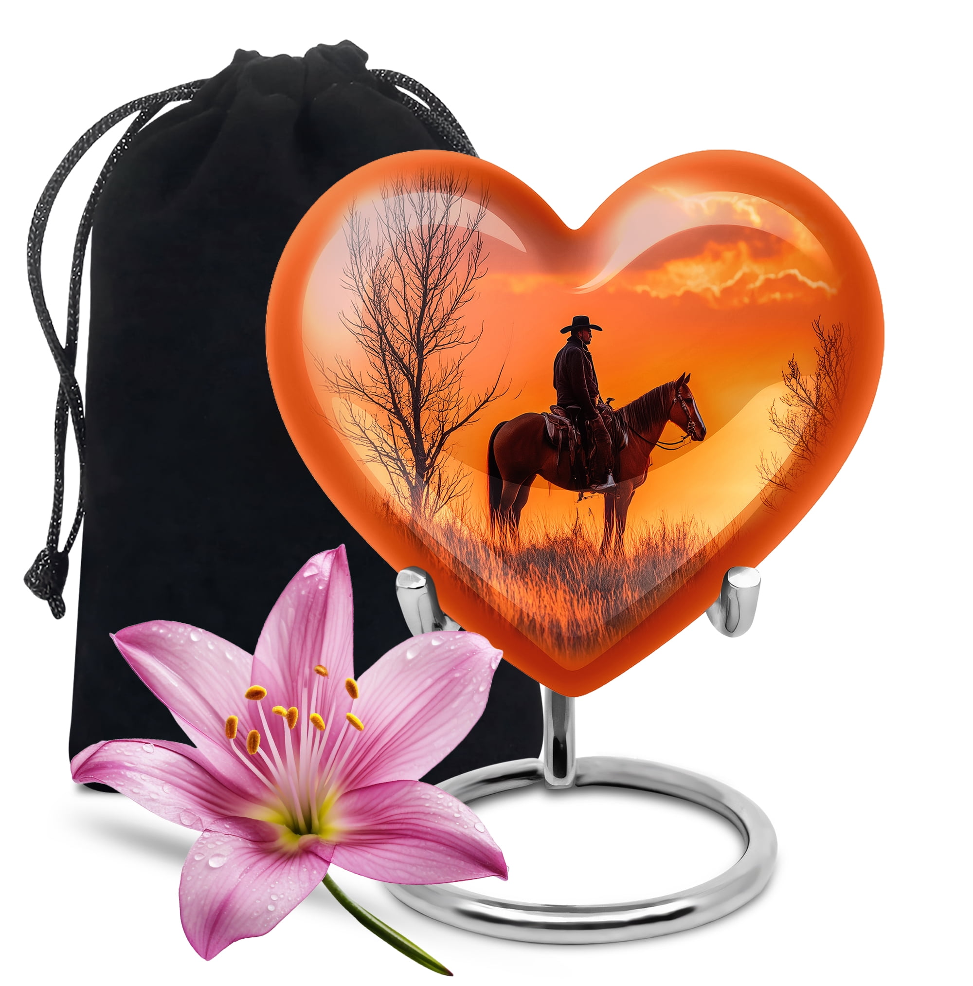 KARYLIZ Cowboys Urn For Ashes Adult Male, Urn for Ashes, Large ...