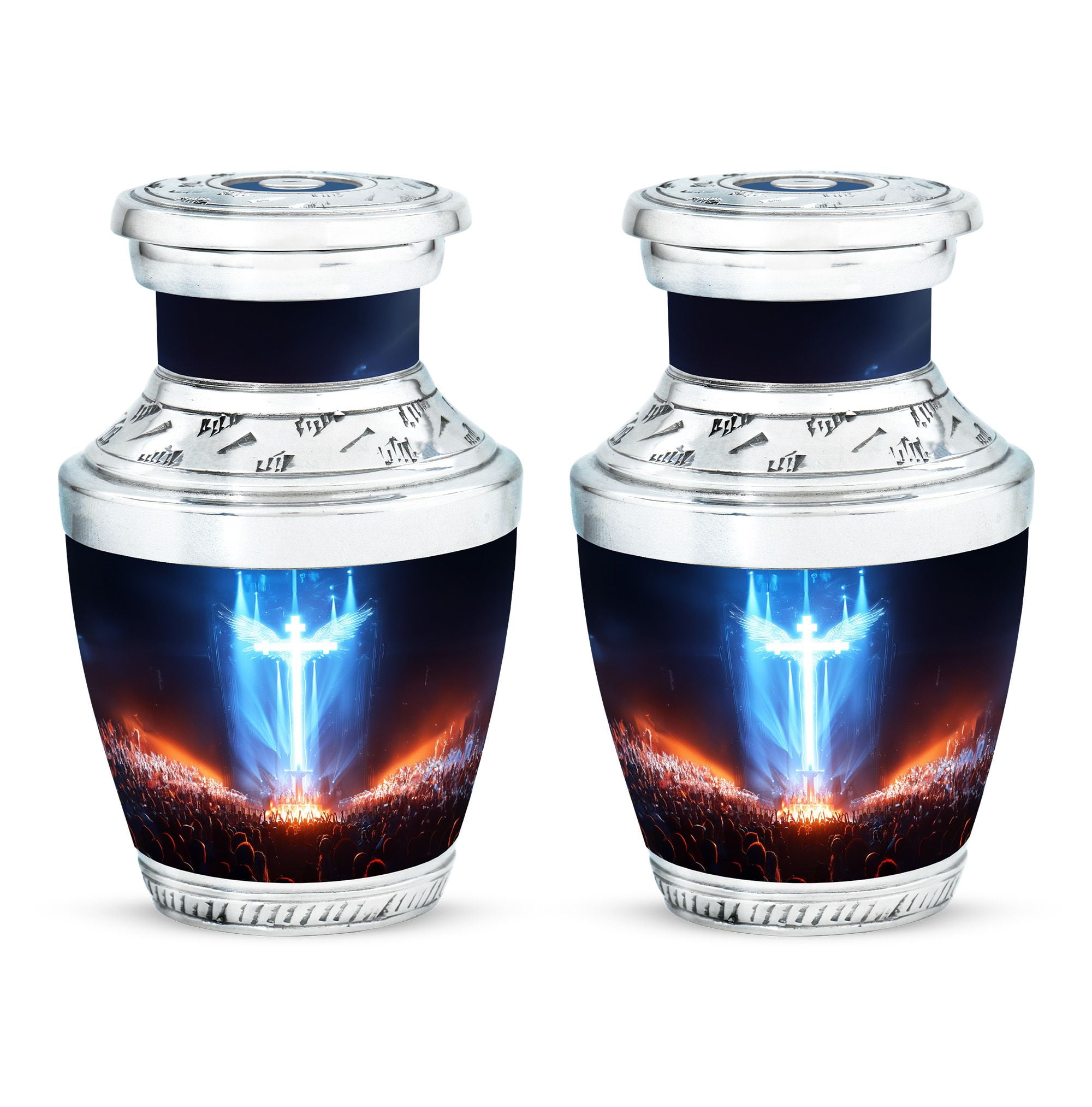 KARYLIZ Cross Cremation Keepsakes for Ashes - Urn for Ashes Adult Male ...