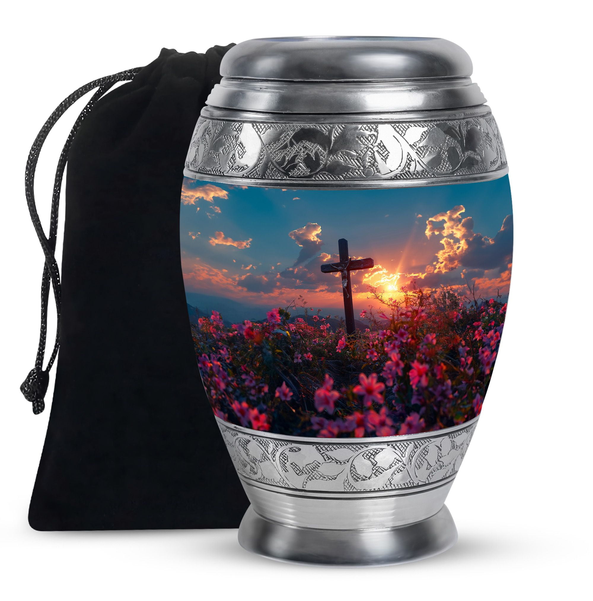 KARYLIZ Cross Cremation Urn For Human Ashes - Urns For Human Ashes ...