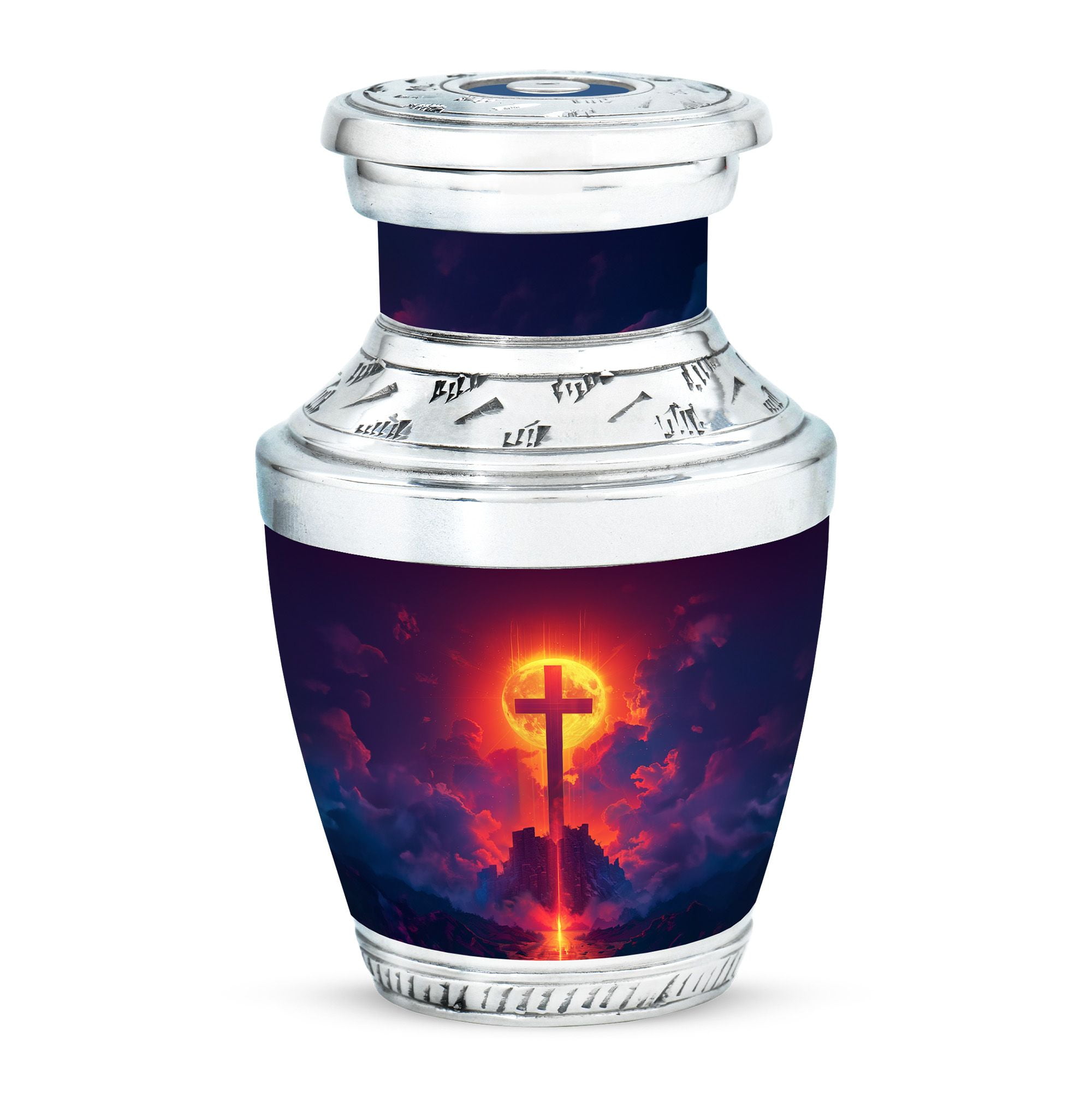 KARYLIZ Cross Memorial Cremation Urn for Human Ashes Dad & Mom ...