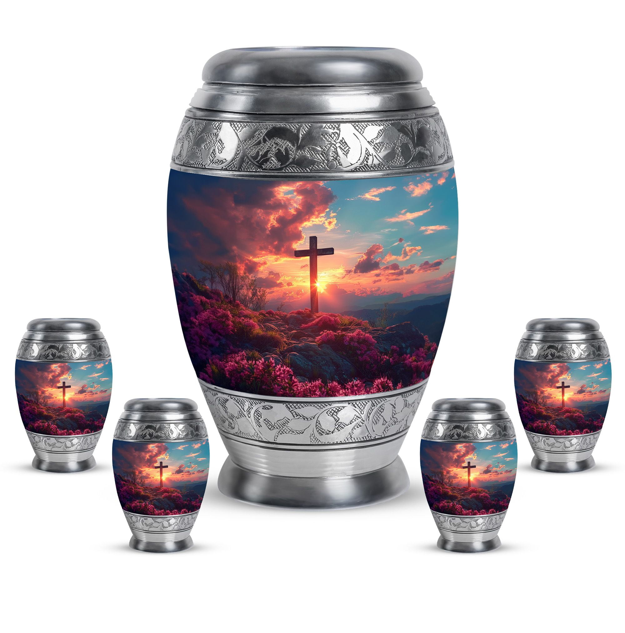 KARYLIZ Cross Urn - Adult Urns For Human Ashes Women & Men - Urn For ...