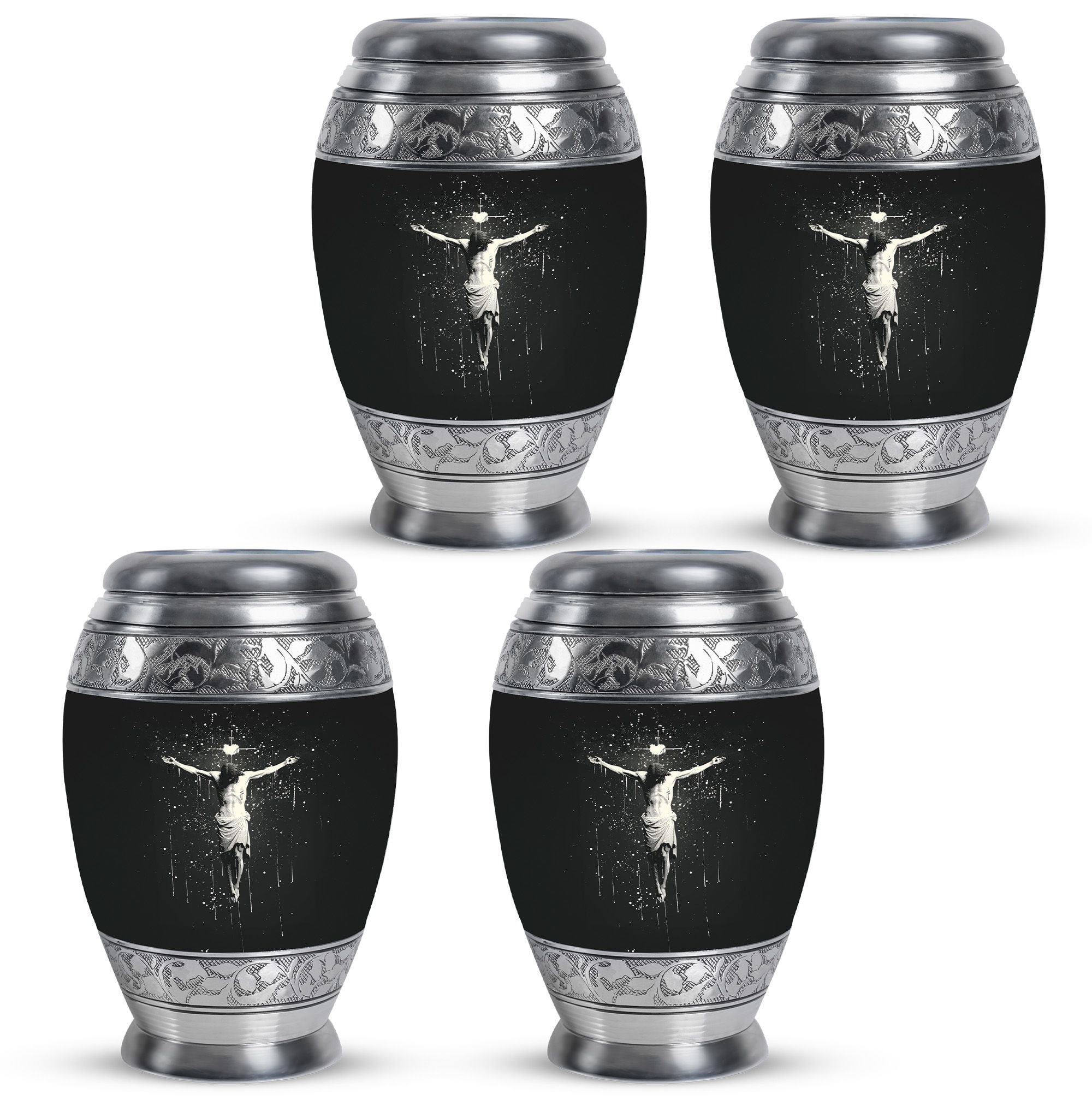 KARYLIZ Cross Urn For Human Ashes Adult Man - Cremation Boxes For Human ...