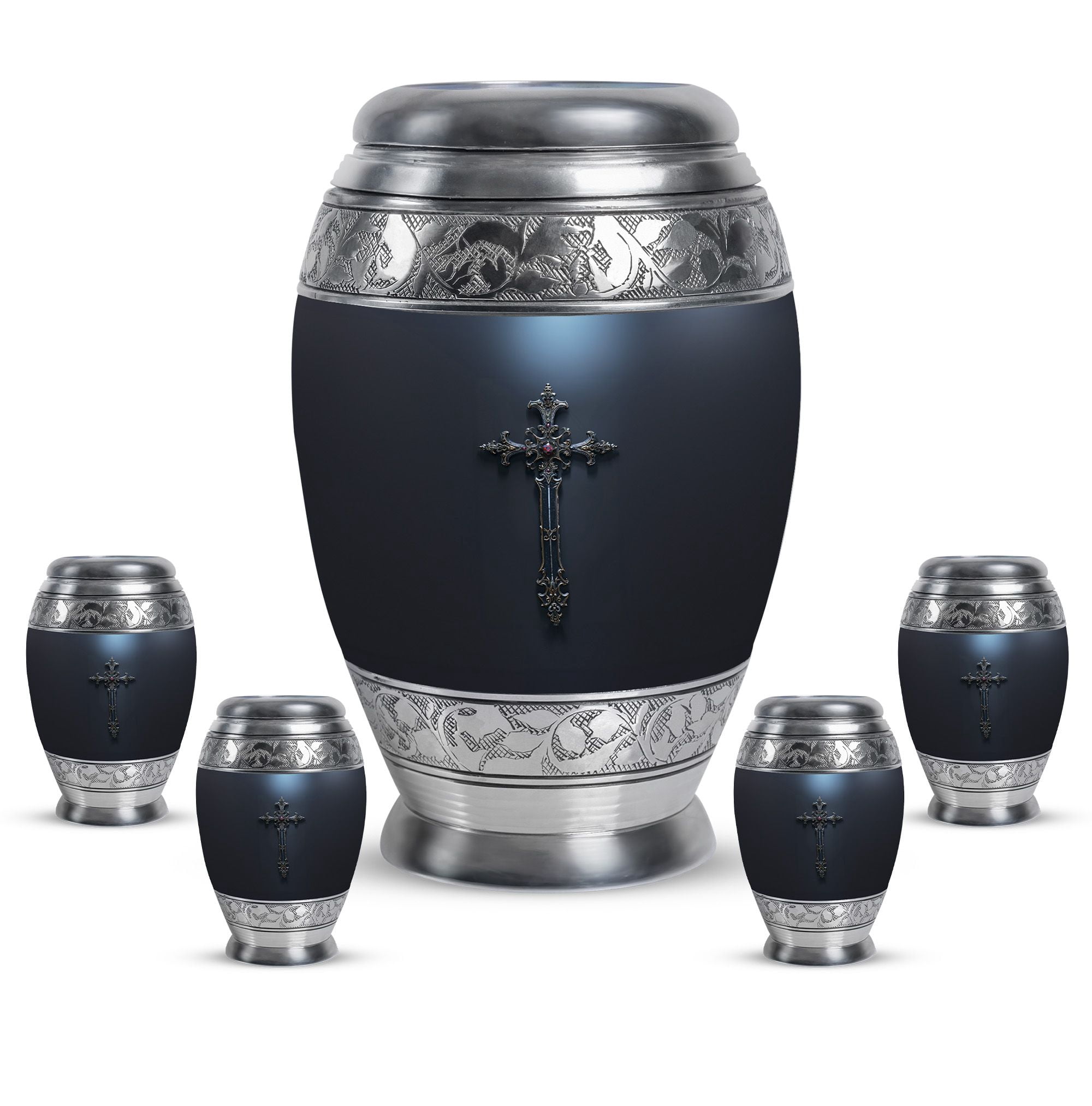 KARYLIZ Cross Urns For Ash - Cremation Urns For Human Ashes - Large ...