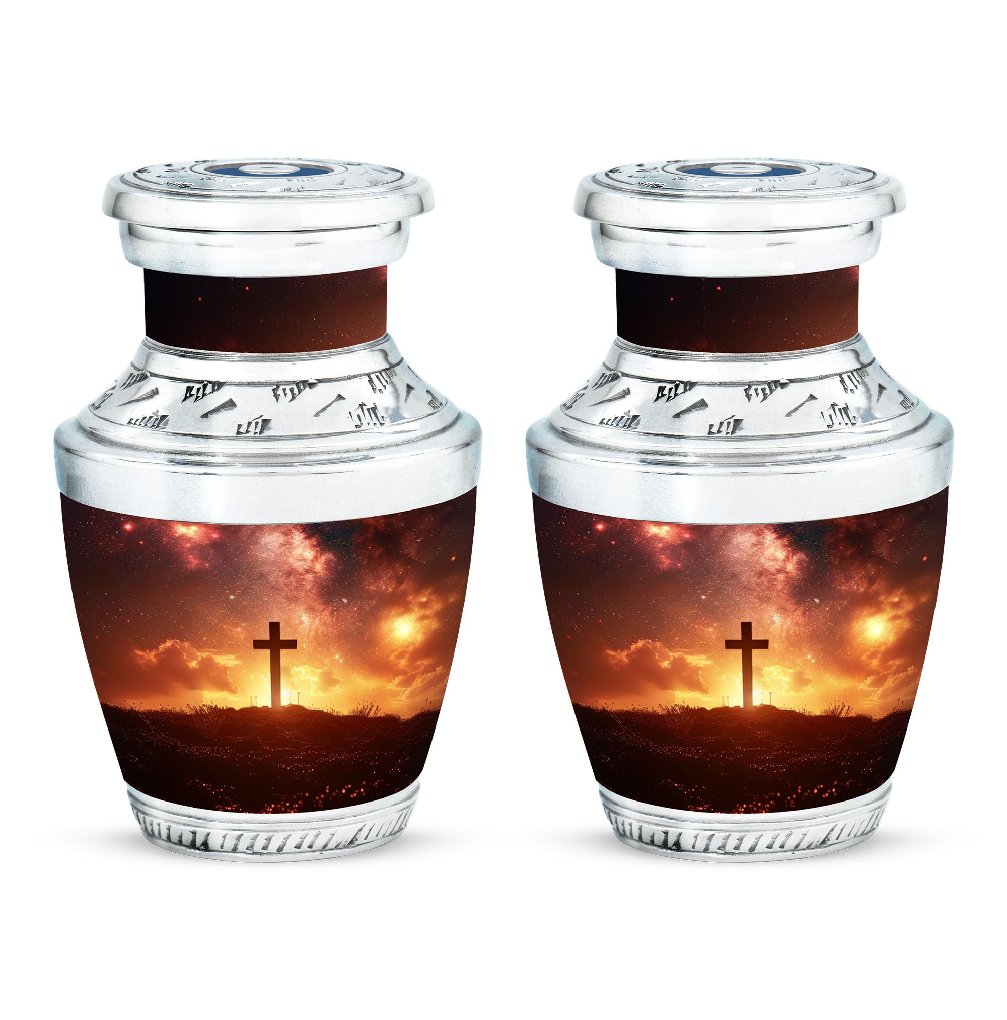 KARYLIZ Cross Urns for Ashes Adult Male - Cremation Urn for Human Ashes ...