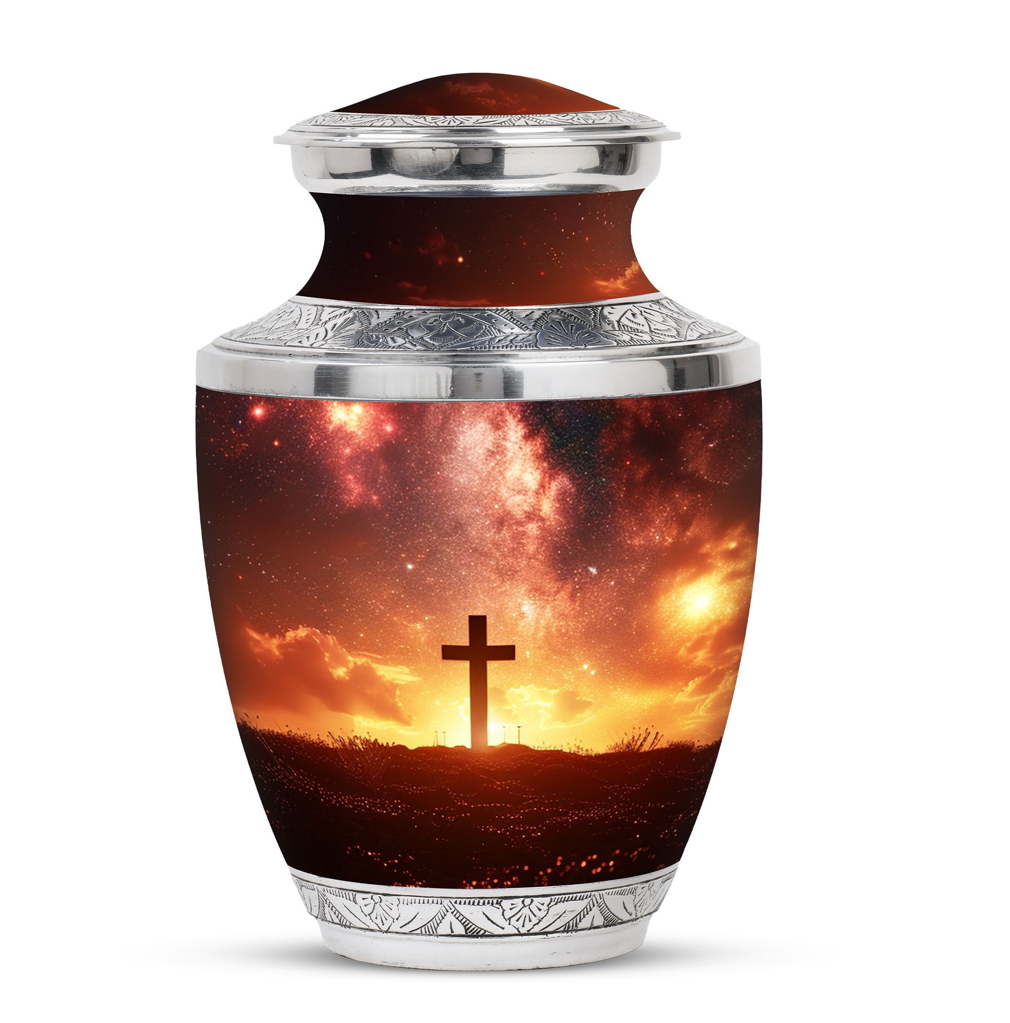 KARYLIZ Cross Urns for Ashes Adult Male - Cremation Urn for Human Ashes ...