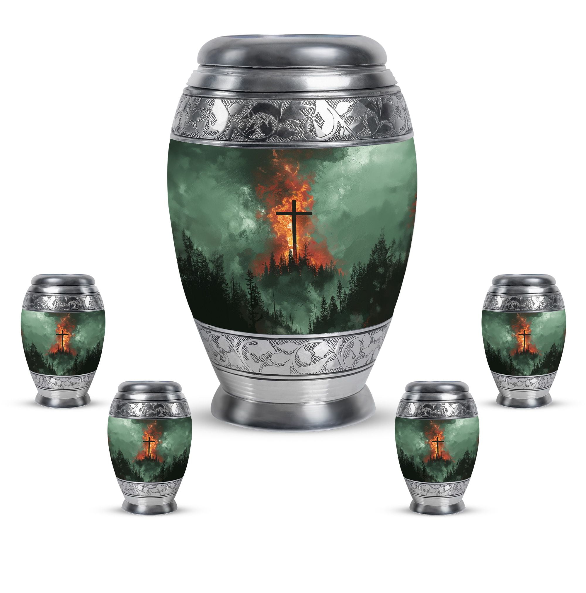 KARYLIZ Cross Urn For Human Ashes Adult - Urn For Mom - Cremation ...