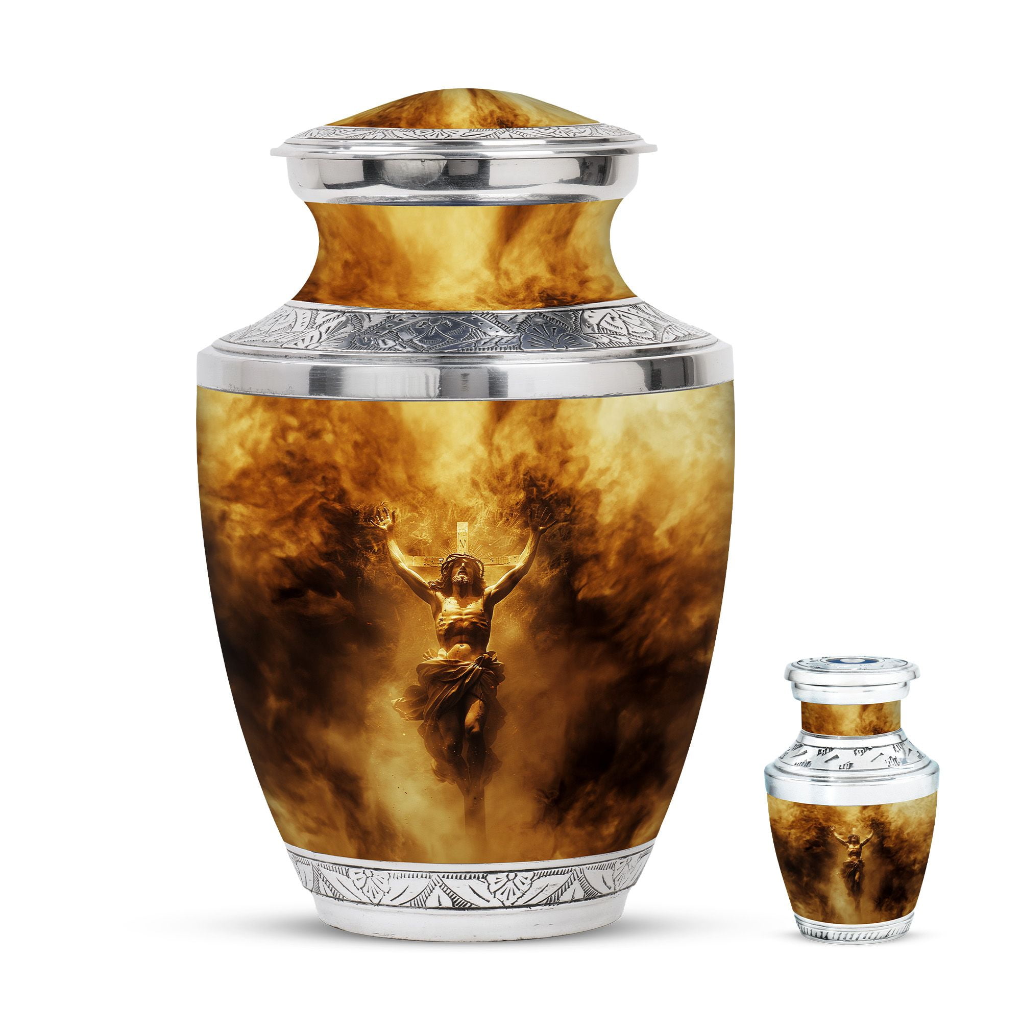 KARYLIZ Cross Urns for Human Ashes - Cremation Urn for Human Ashes ...