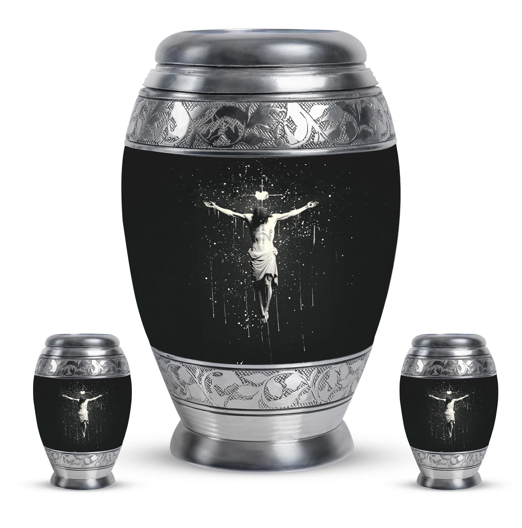 KARYLIZ Cross Urns For Women Human Ashes - Cremated Urns - Burial Ashes ...