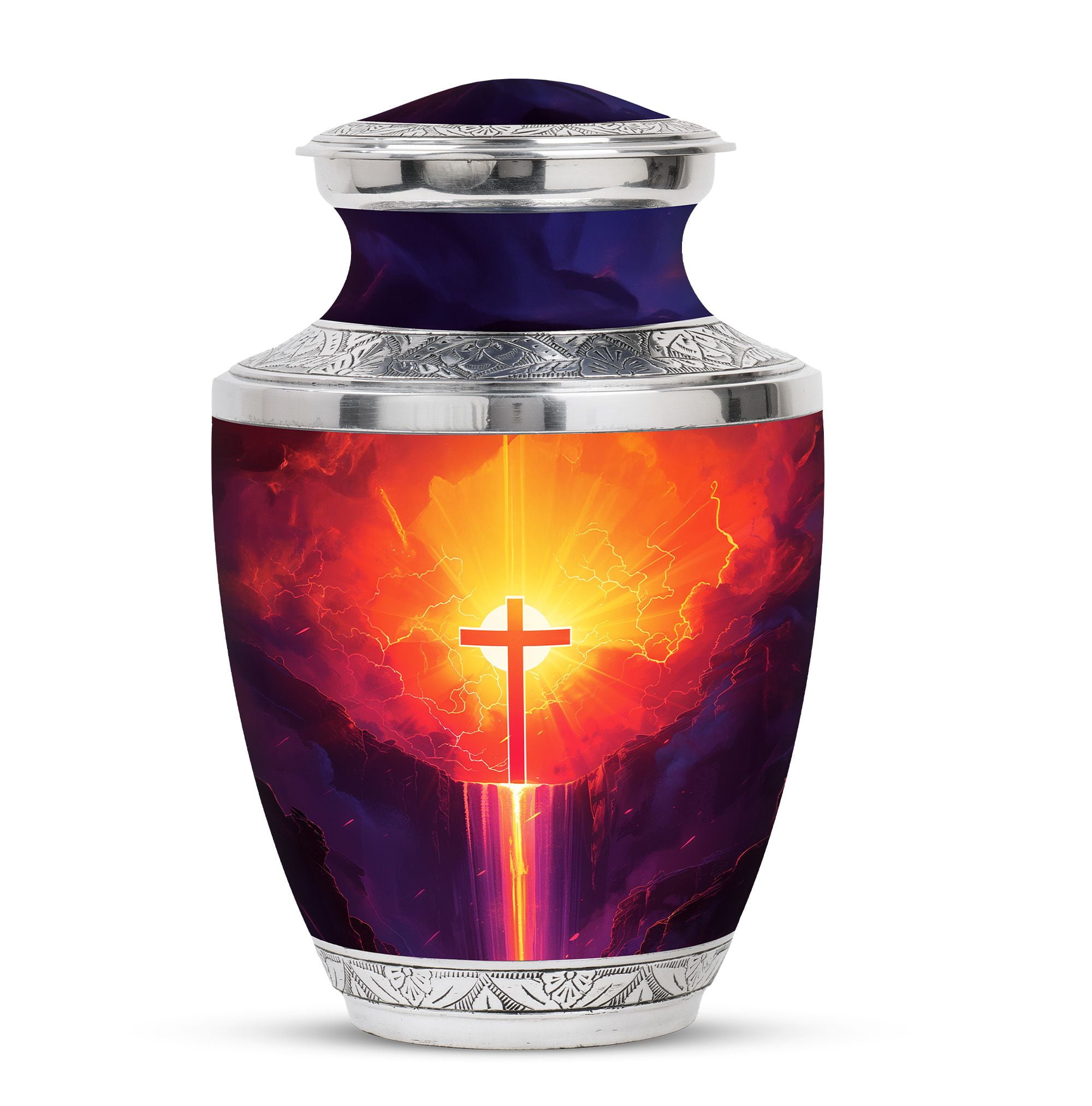 KARYLIZ Cross Urns for Women Human Ashes - Funeral Urn for Ashes Adult ...