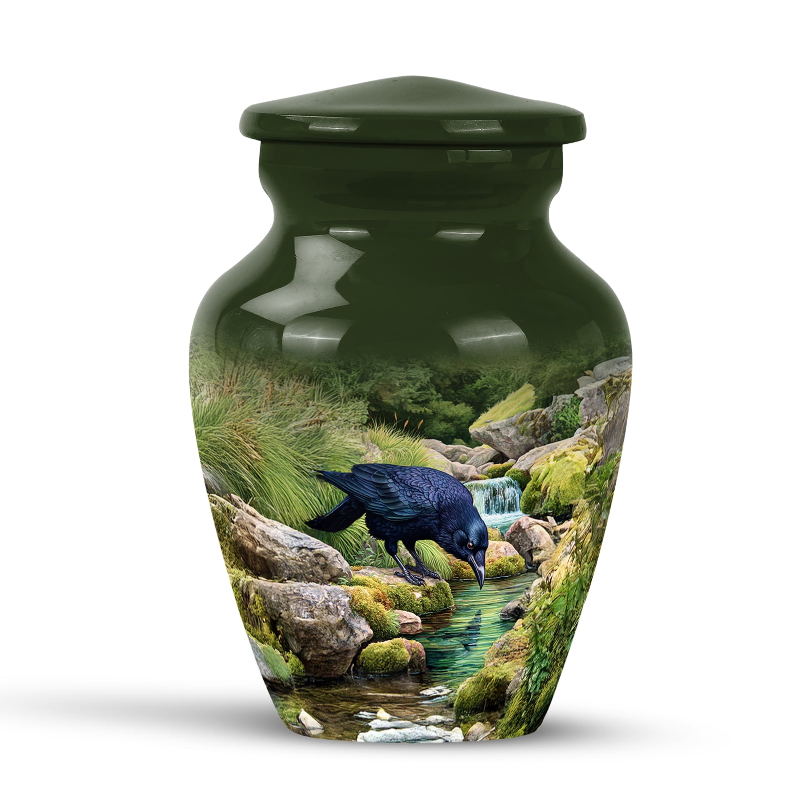 KARYLIZ Crow Cremation Urns For Human Ashes Adult Female - Crow in ...