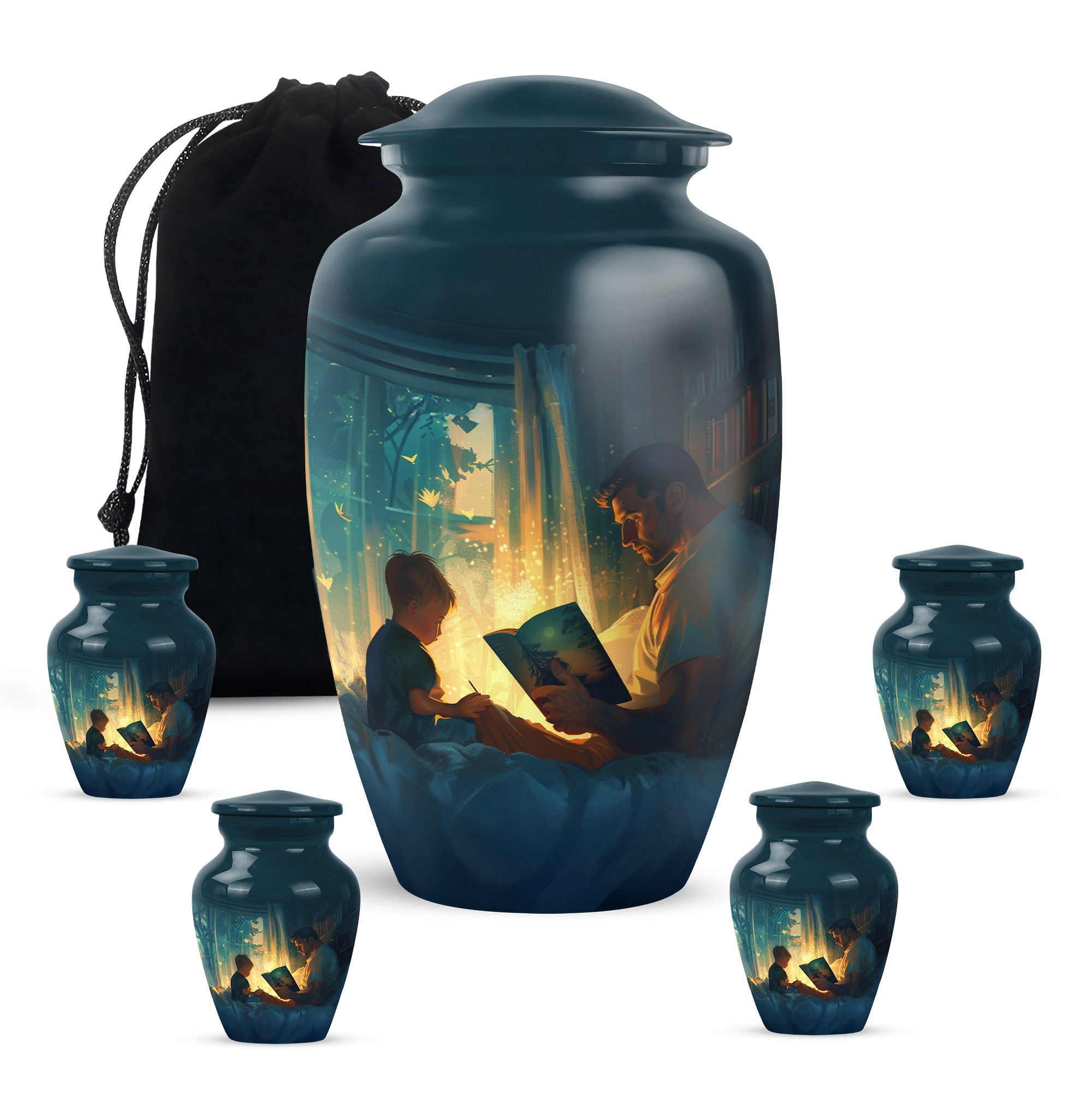 KARYLIZ Dad Teaching Urn For Ashes Adult Male, Cremation Urns for Human ...