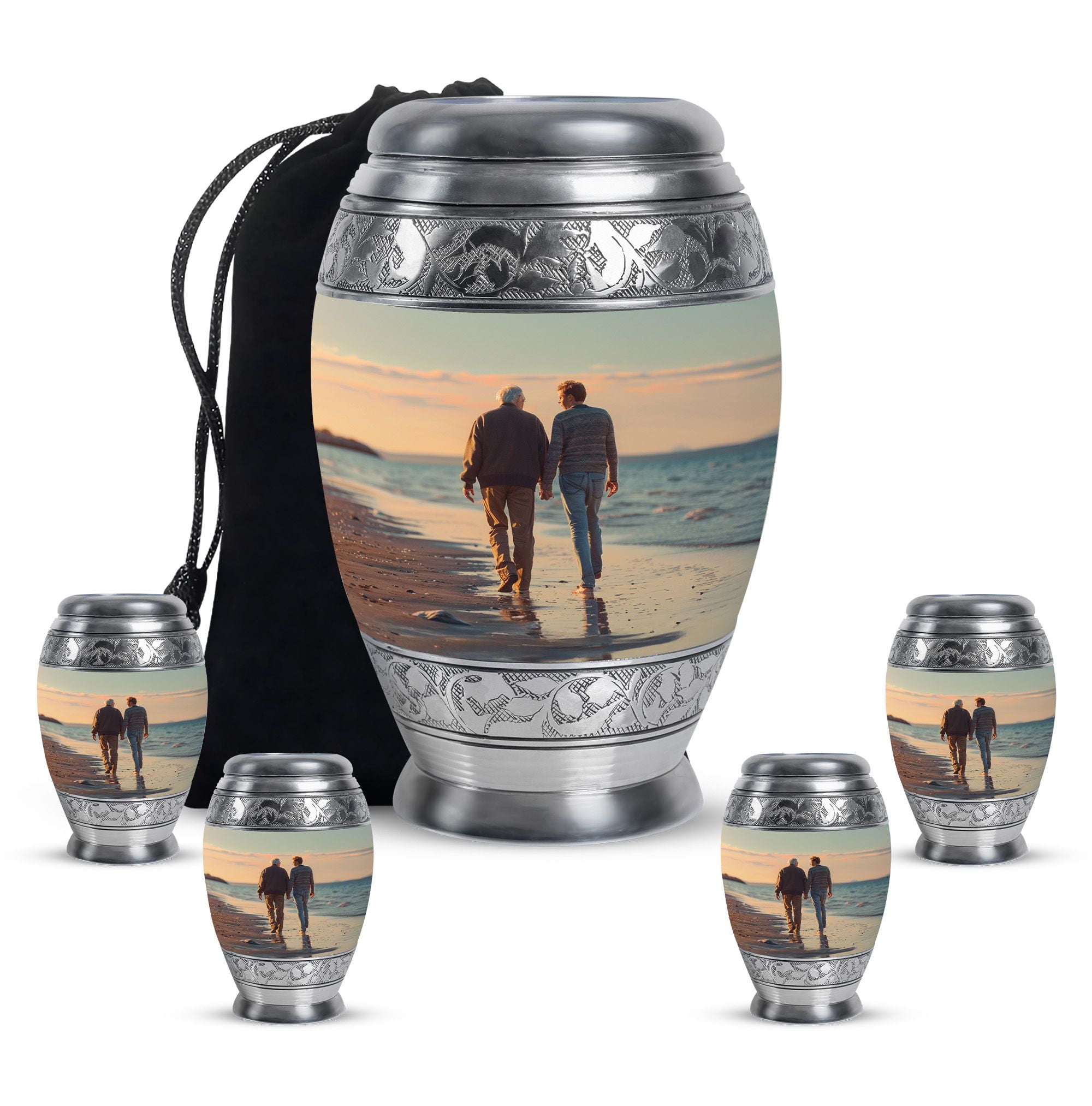 KARYLIZ Dad Teaching Urns For Human Ashes Adult Female, Keepsake Urns ...