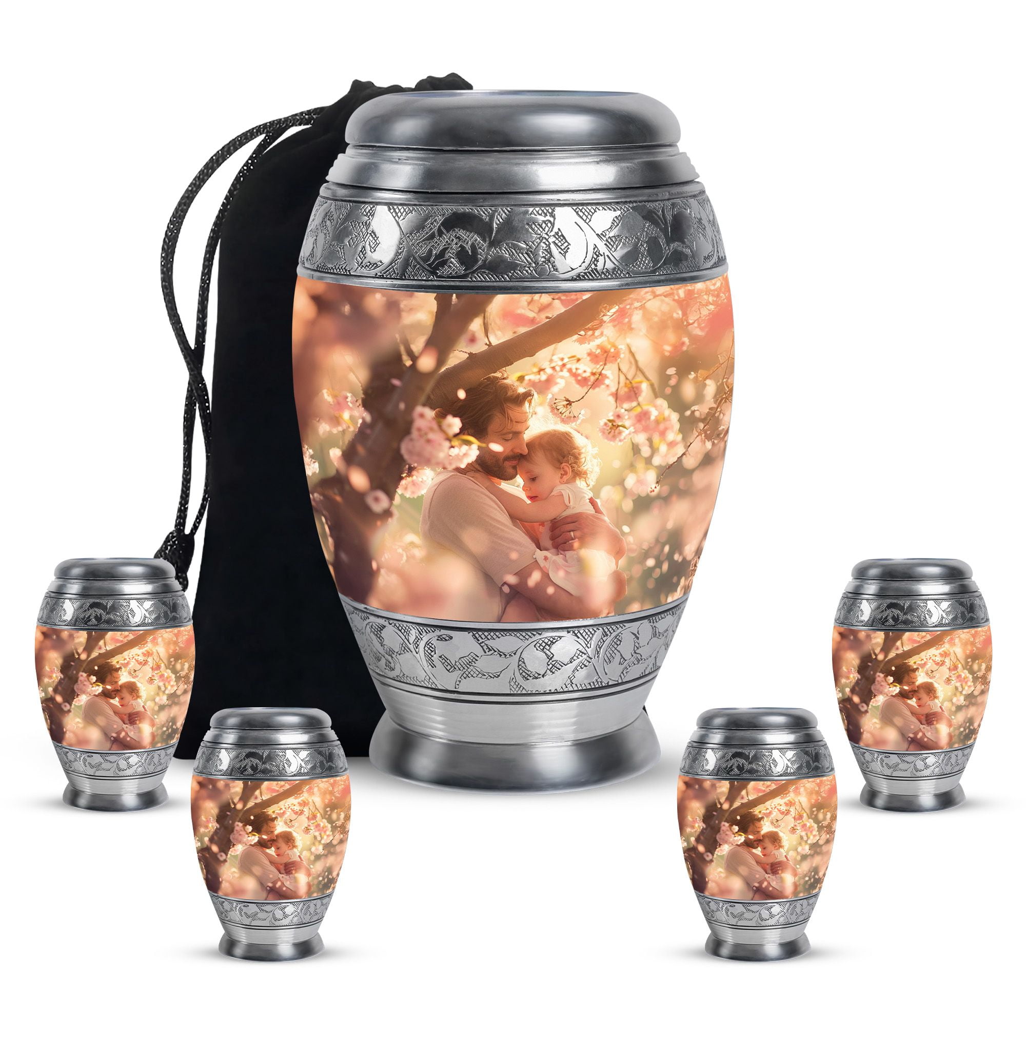 KARYLIZ Dad Teaching Urns For Human Ashes Adult Man, Cremation Urns For ...